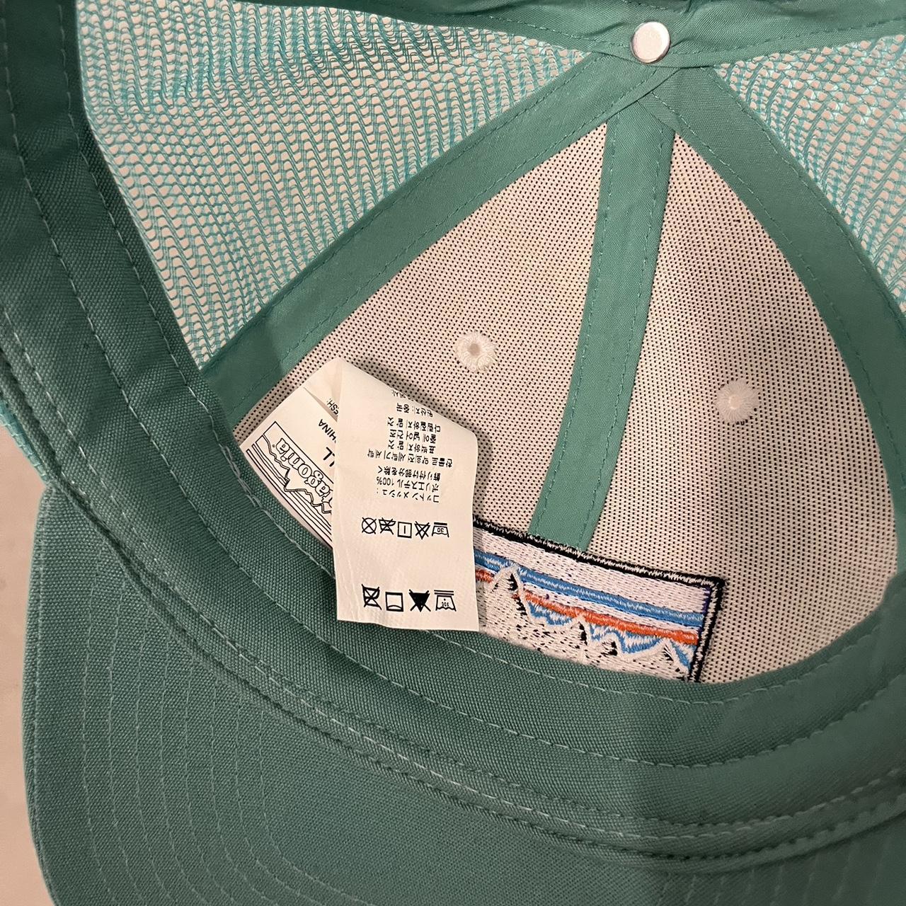 Embroidered Patagonia SnapBack mesh hat. Tagged OSFA - Depop