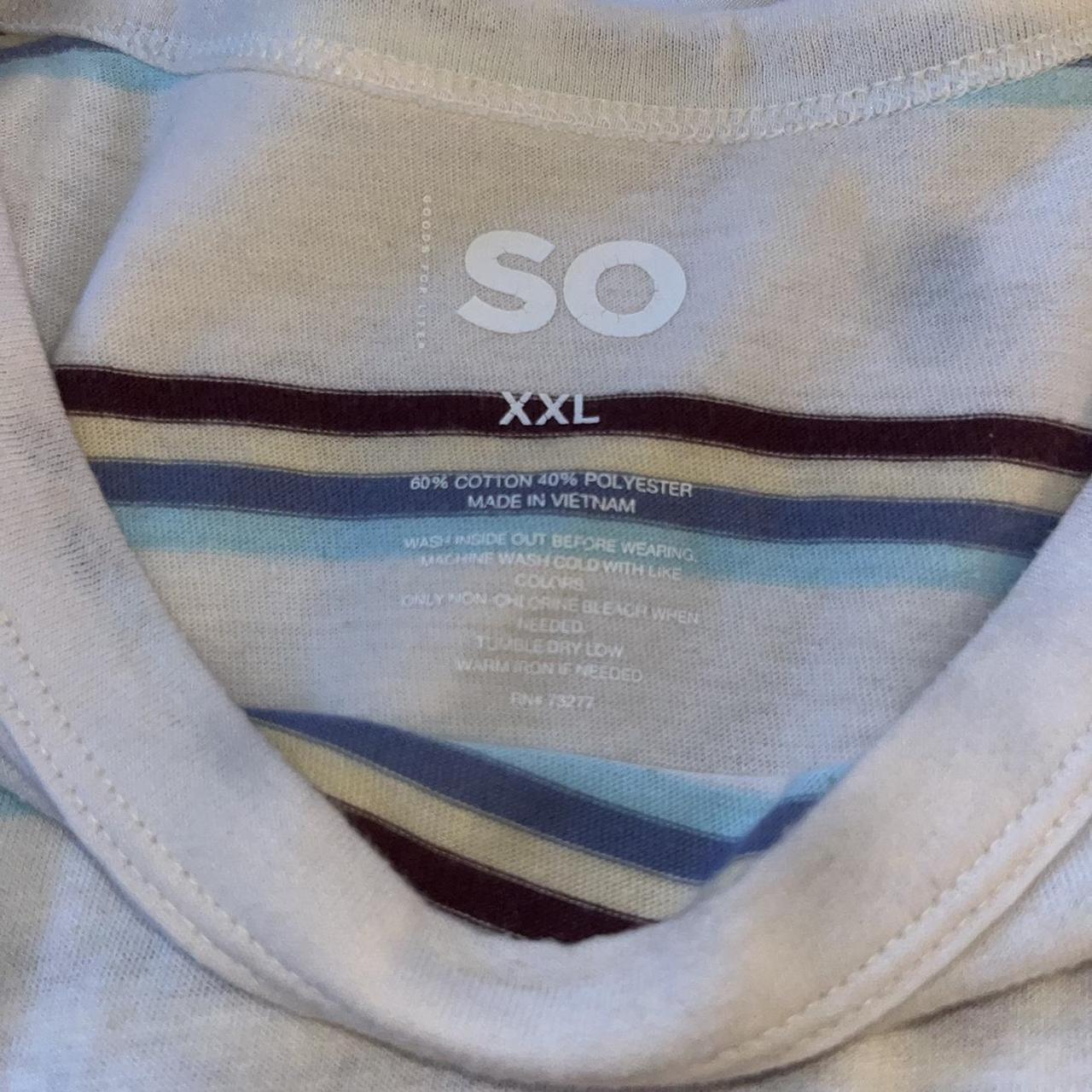 striped tshirt - Depop