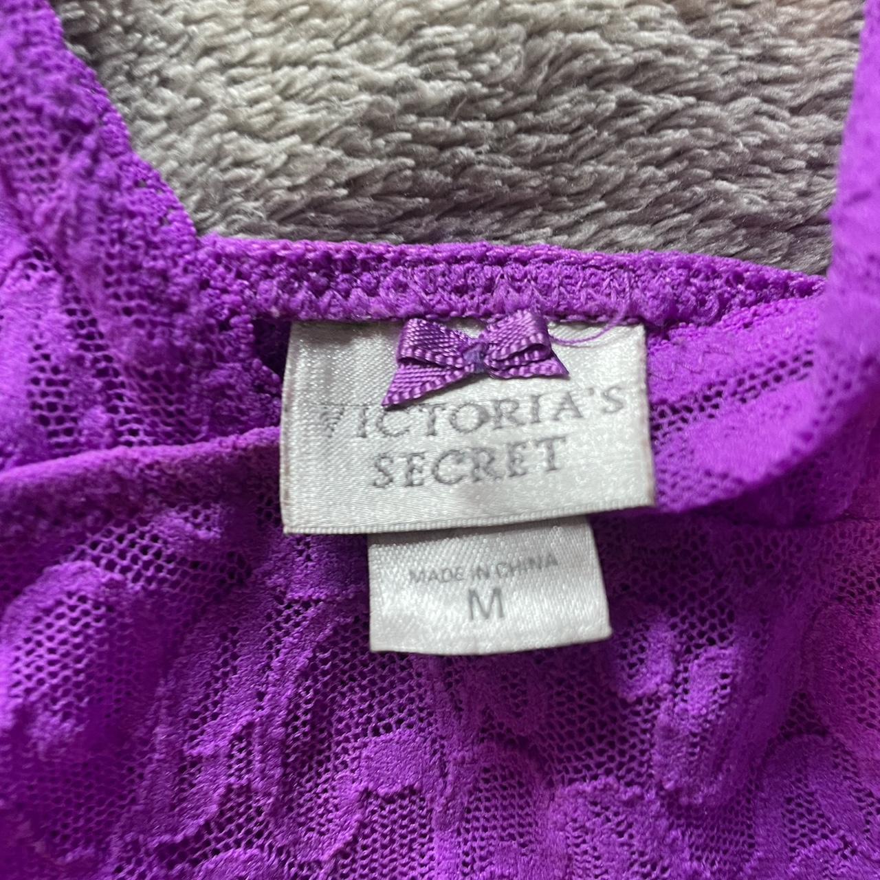 cutest purple Victoria secret lace slip dress (can... - Depop