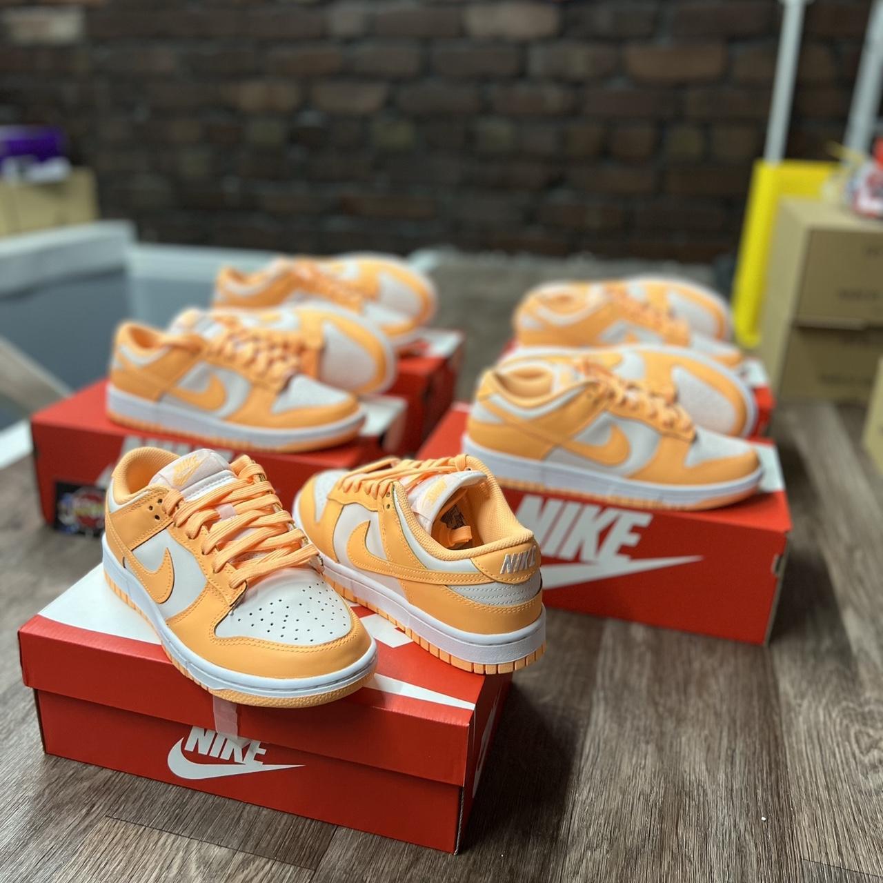 Nike Dunk Low Peach Cream🍑 Stunning summer pair... - Depop