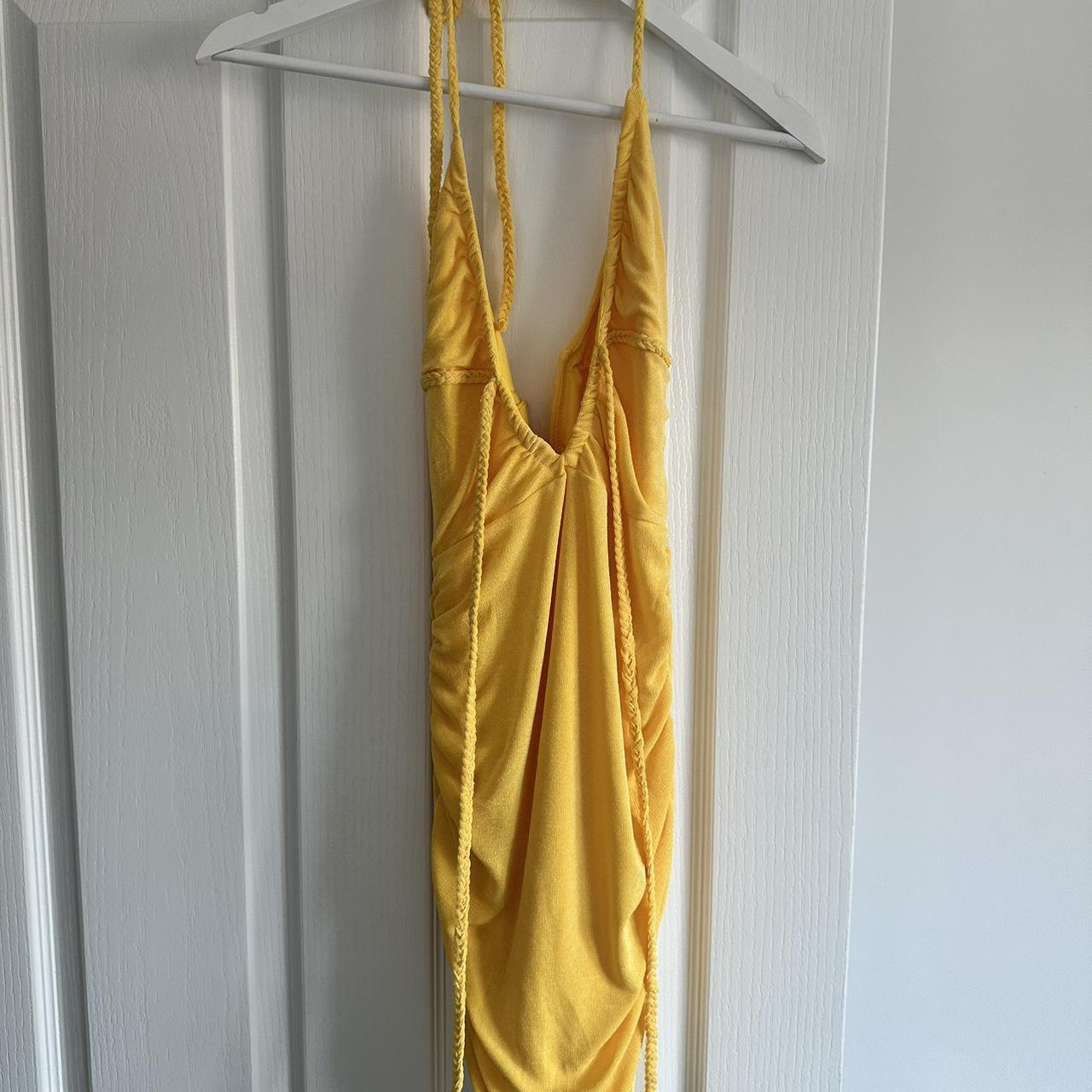 Oh Polly yellow mini dress 💛never worn - tags... - Depop