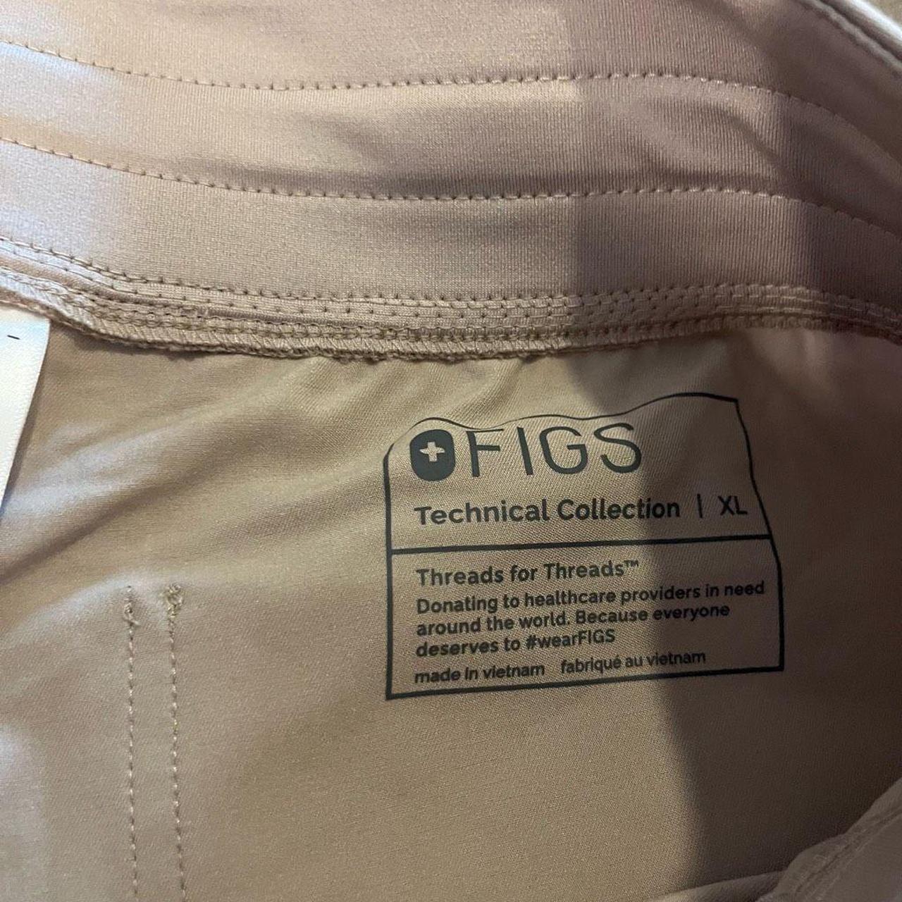 Figs Technical Collection Khaki/Tan Jogger Style... - Depop