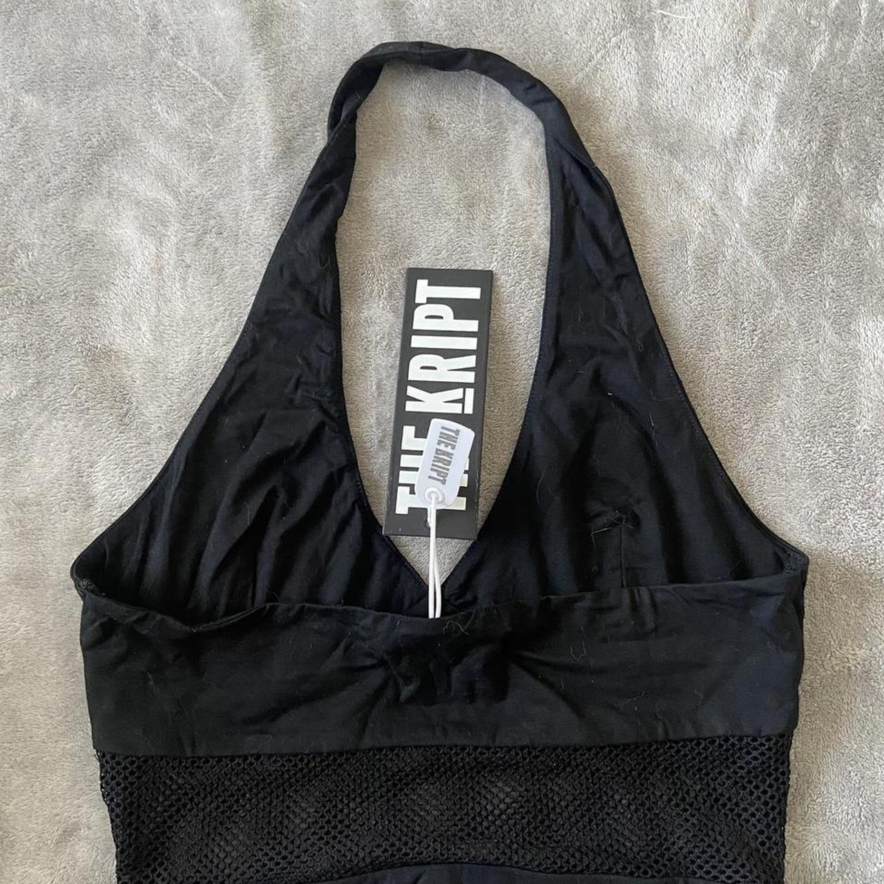 The Kript Women's Black Crop-top | Depop