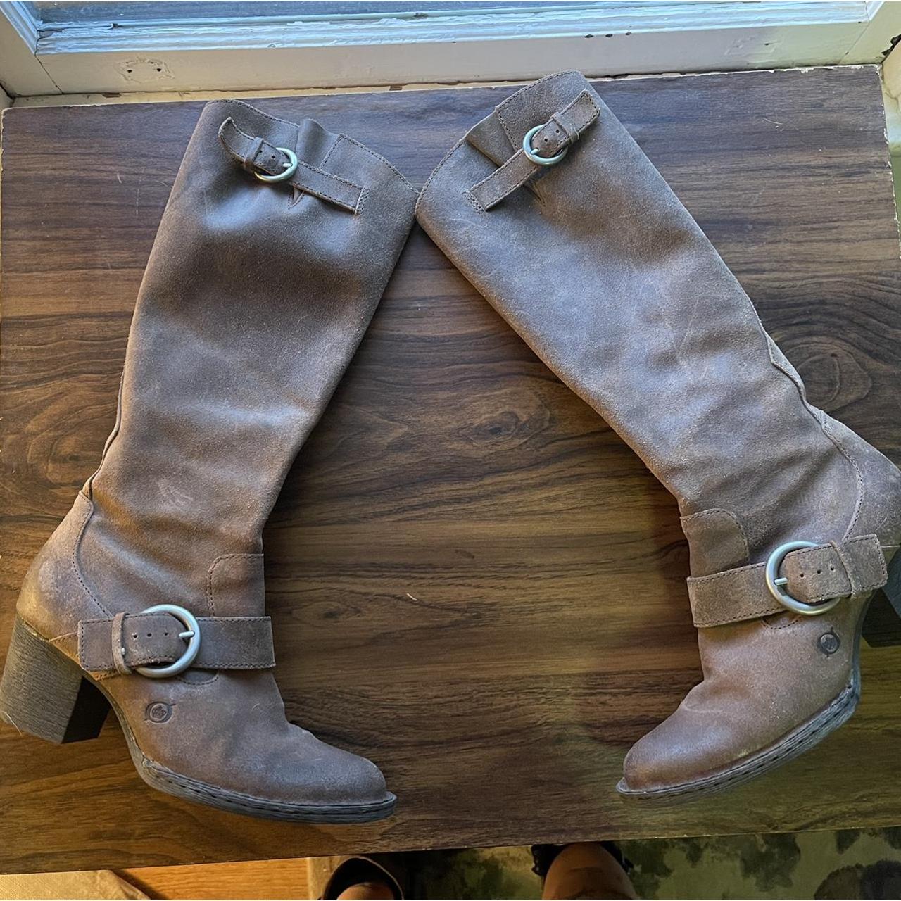 Born boots! Great condition knee high riding boots. - Depop