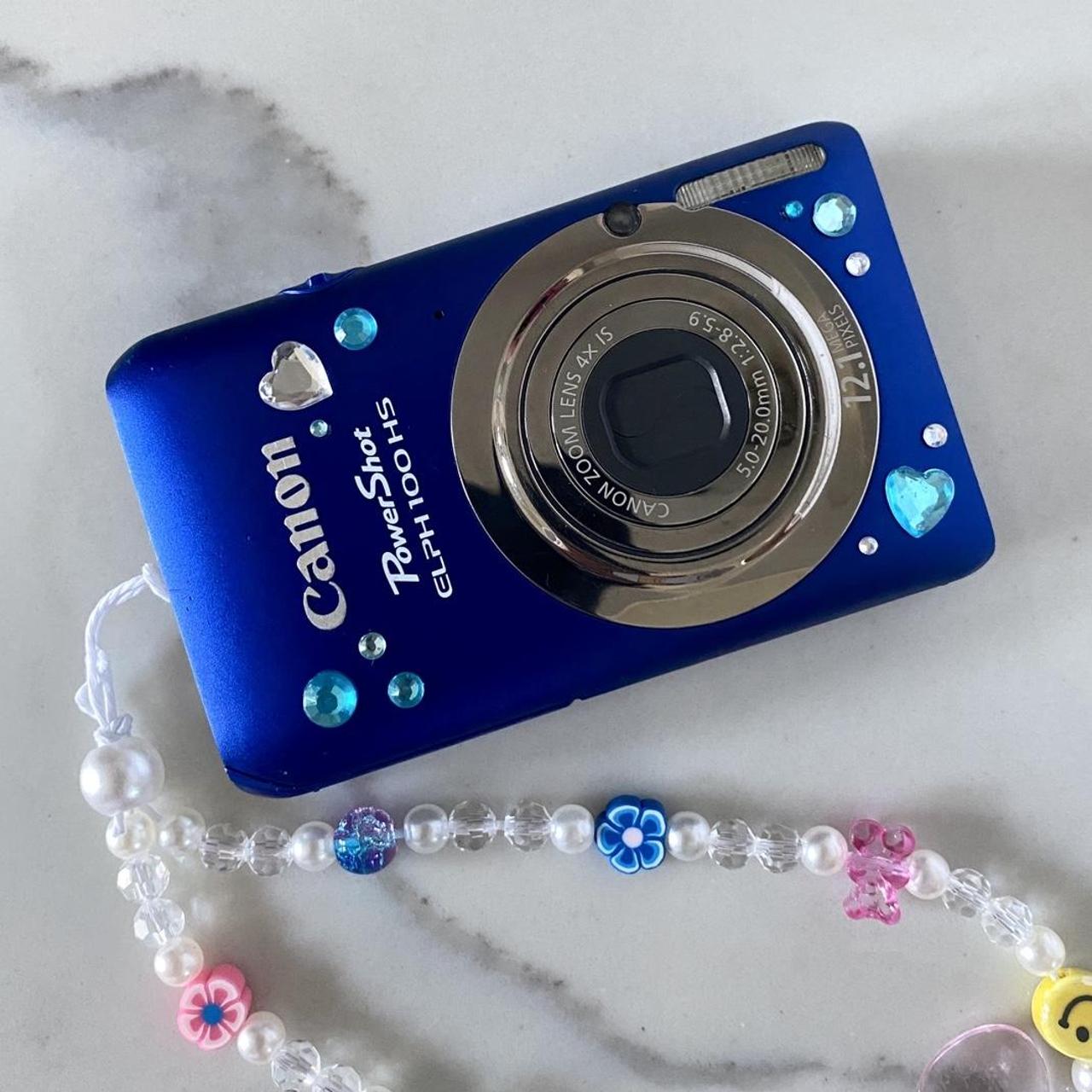 🦋Cute lil blue y2k aesthetic Canon Powershot SD100... - Depop