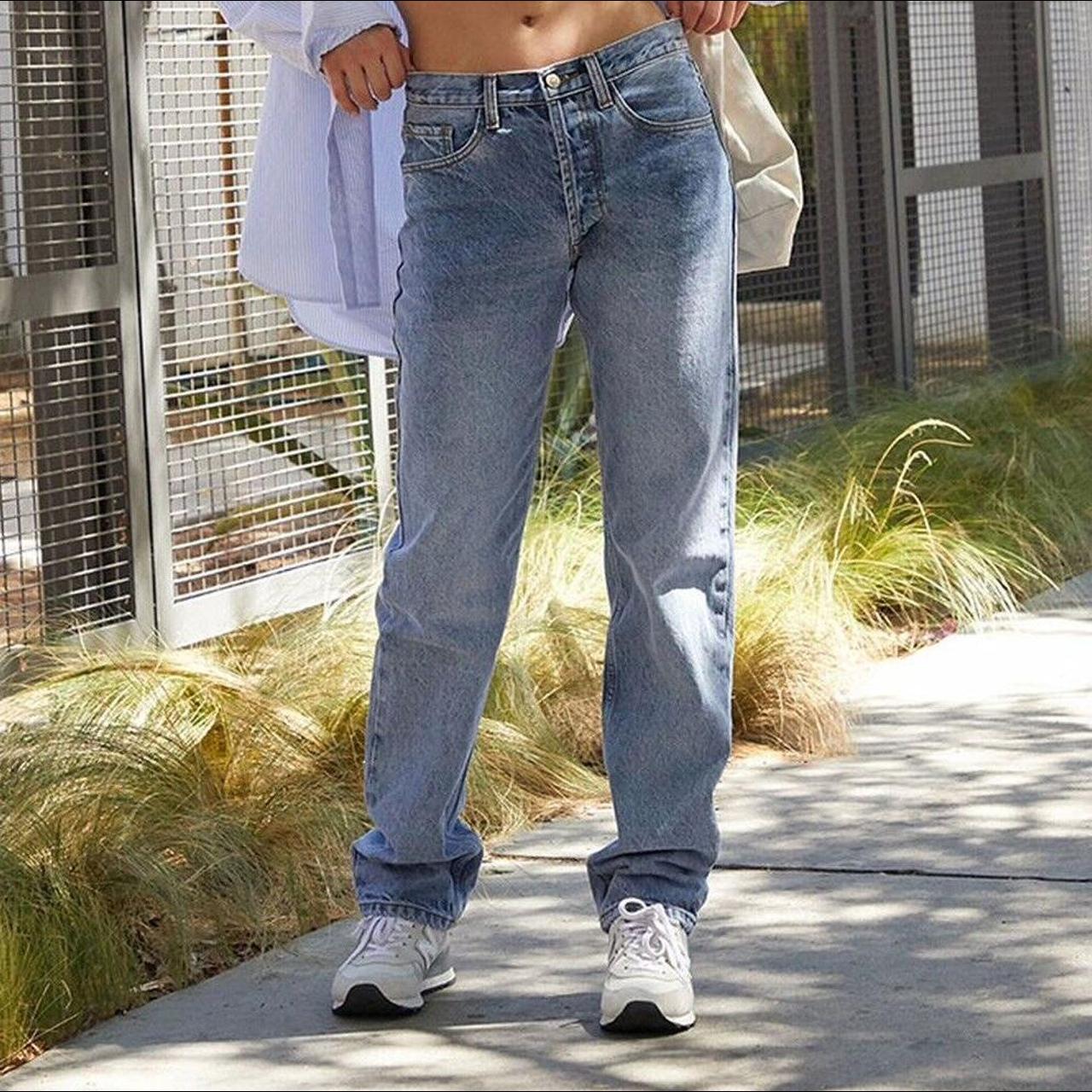 John Gault blue Addison straight jeans Size:... - Depop