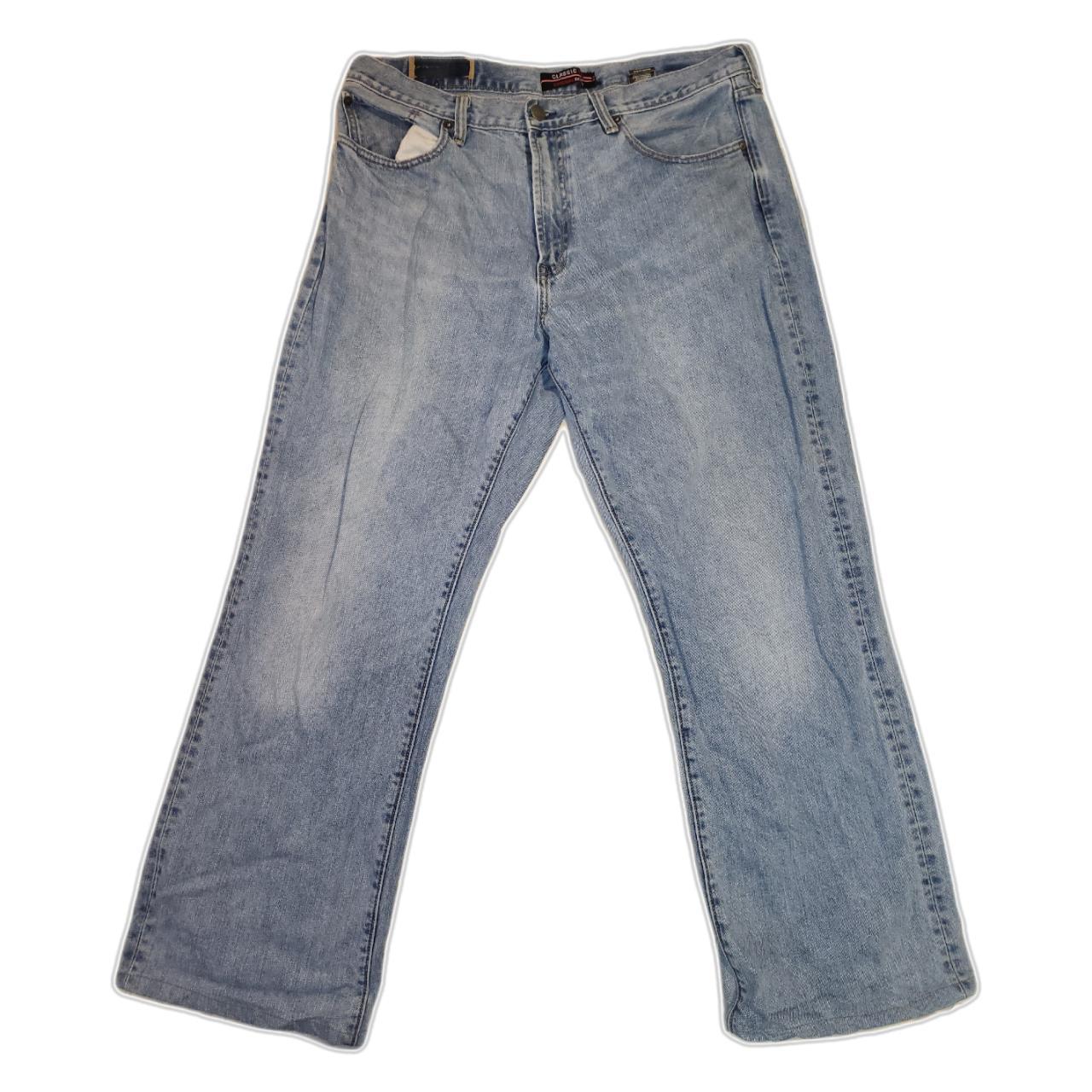 Classic fit light blue denim jeans - Depop