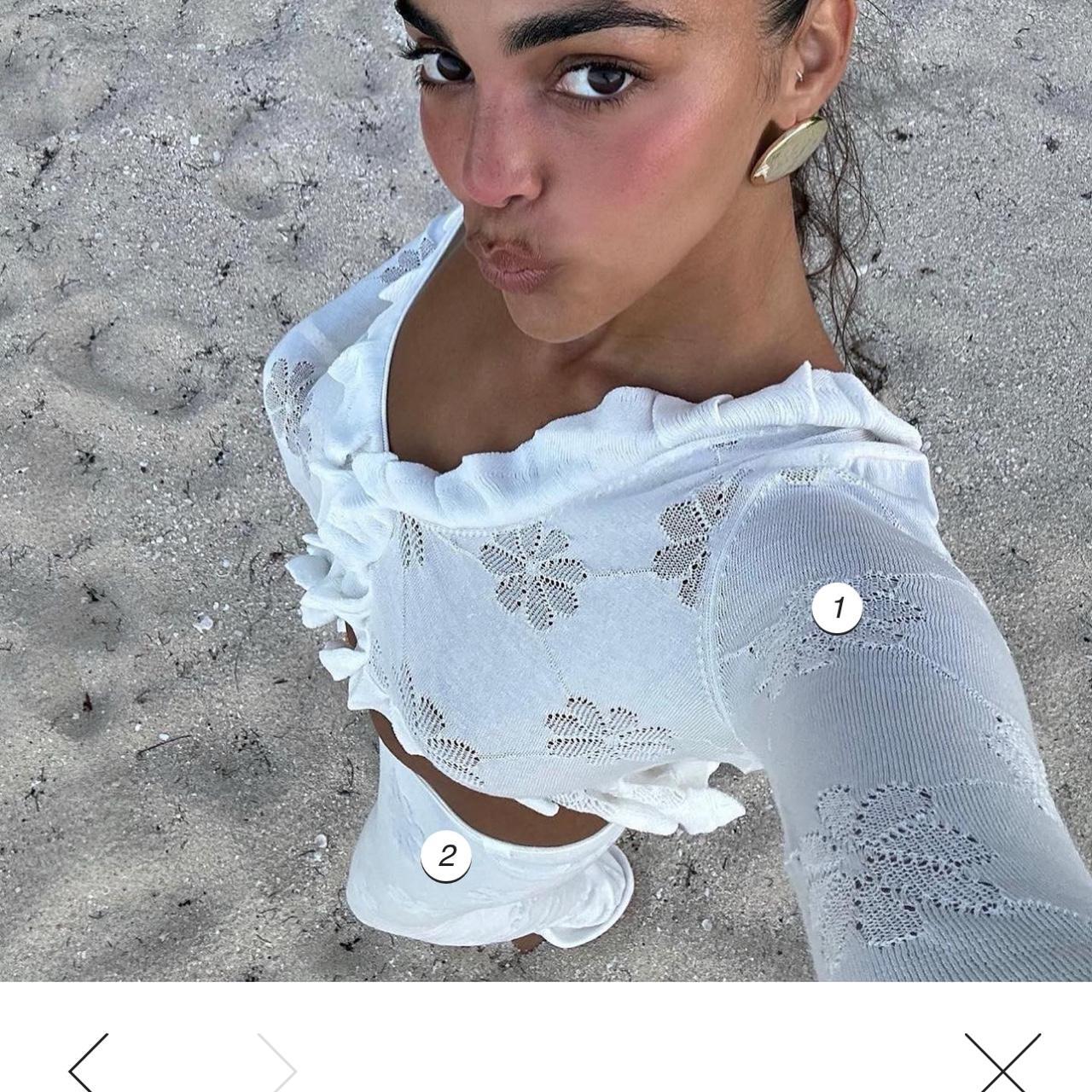 ASTA resort white set Small and small Never worn - Depop