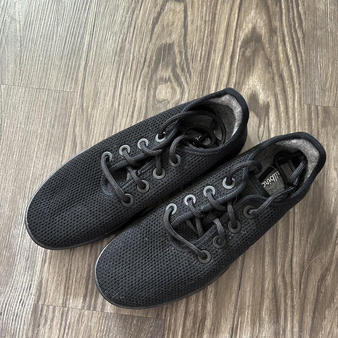 Allbirds Tree Runner Jet Black women’s shoe, size 10 - Depop