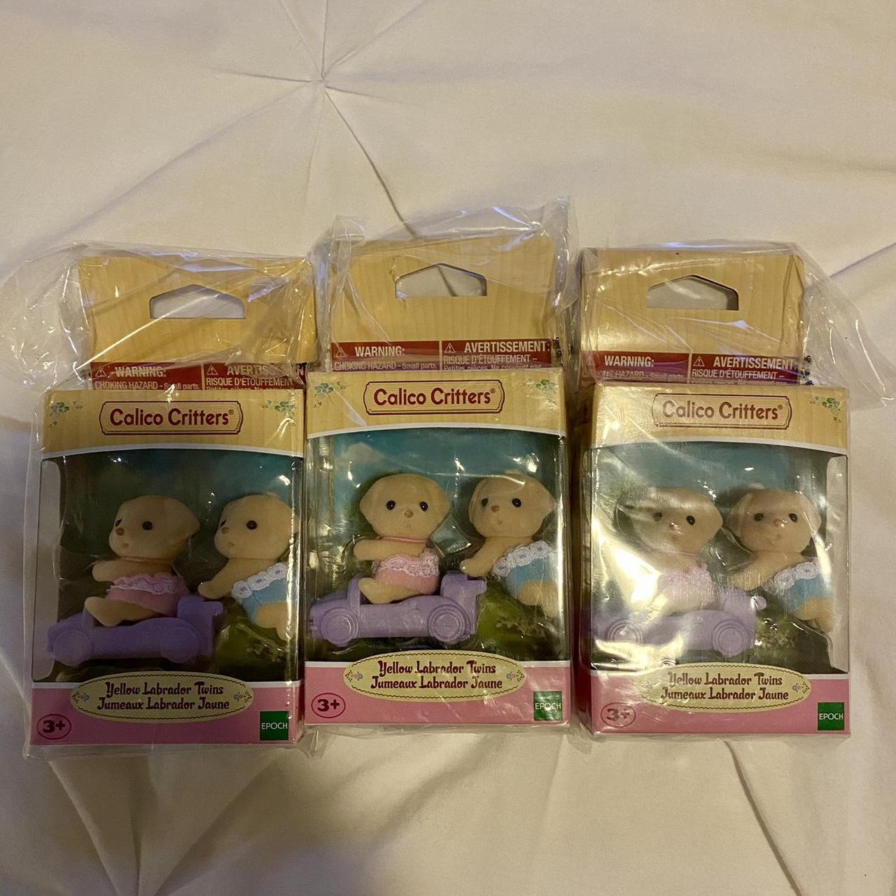 Calico critters yellow Labrador twins UNOPENED... - Depop