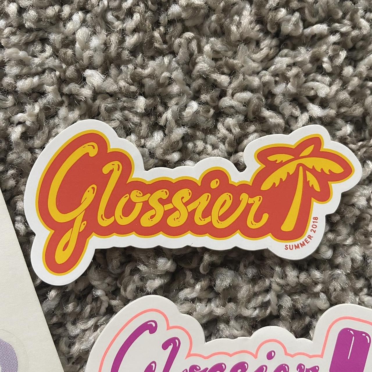 -Glossier sticker set 2018/2019 -Unused limited... - Depop