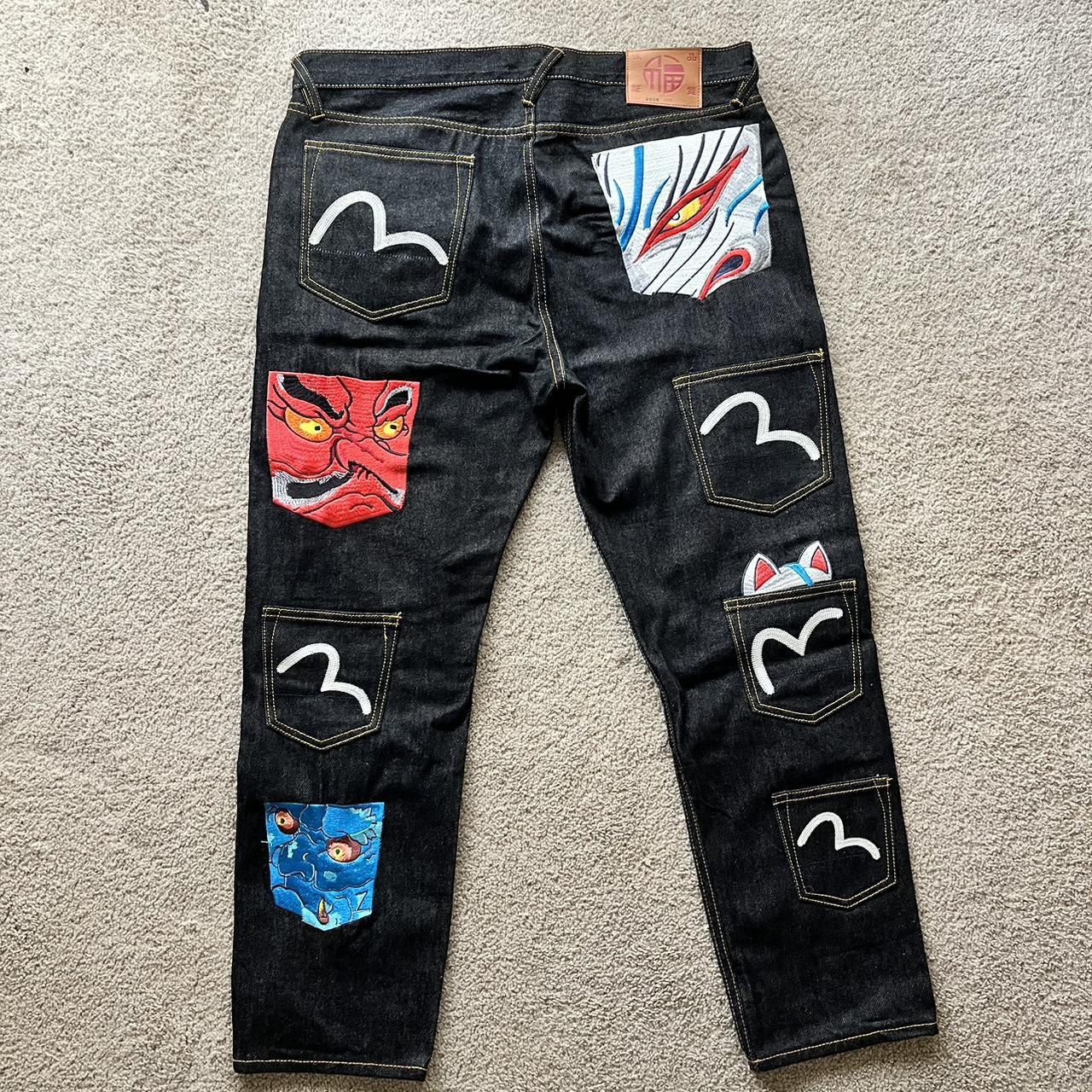 Evisu jeans men’s Size 36 - Depop