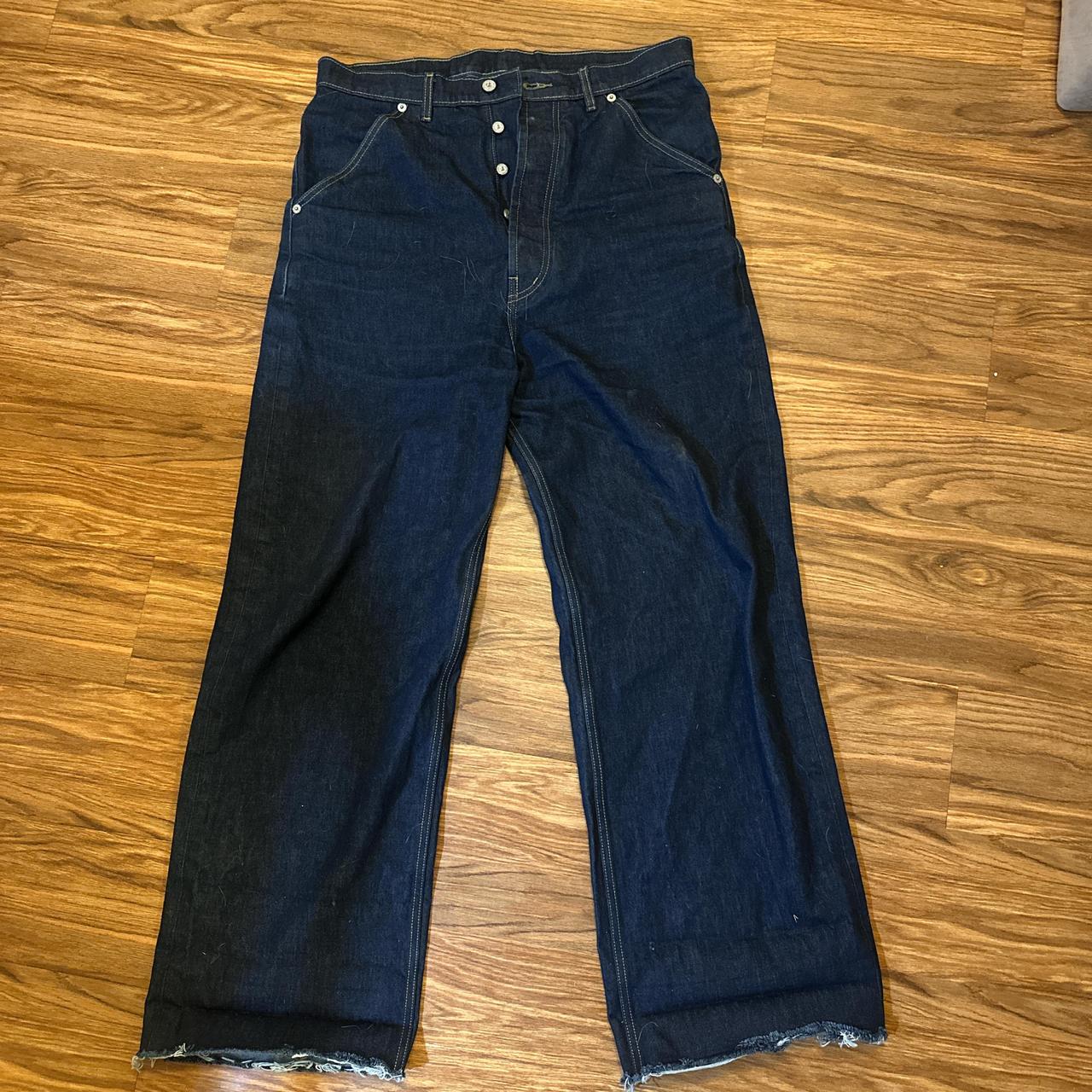 Stanley Briggs slater denim super wide high rise fit... | Depop
