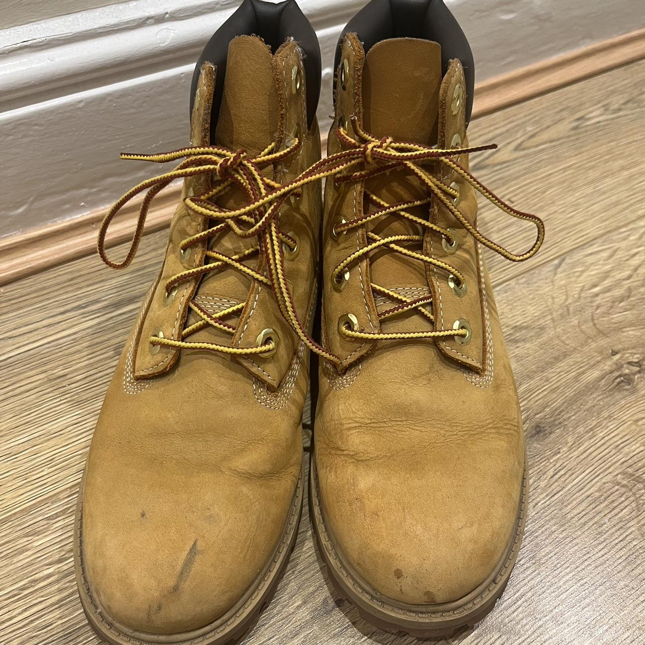 Timberland buckwheat boots, lightly scuffed, but... - Depop