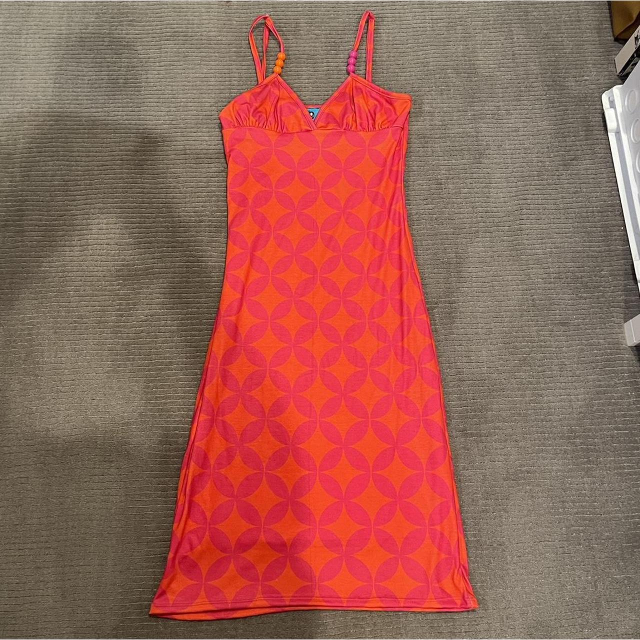 OMIGHTY MIDI Dress So cute, never worn. Cute beaded... - Depop