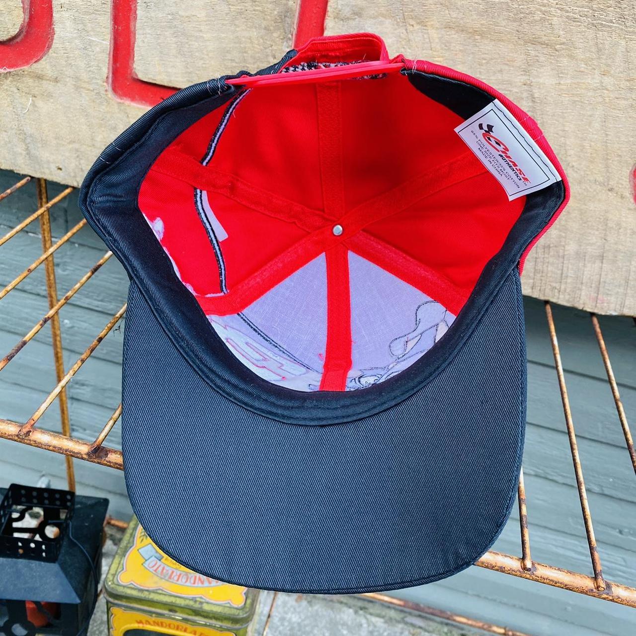 Chase Authentics Men's Red and Black Hat | Depop