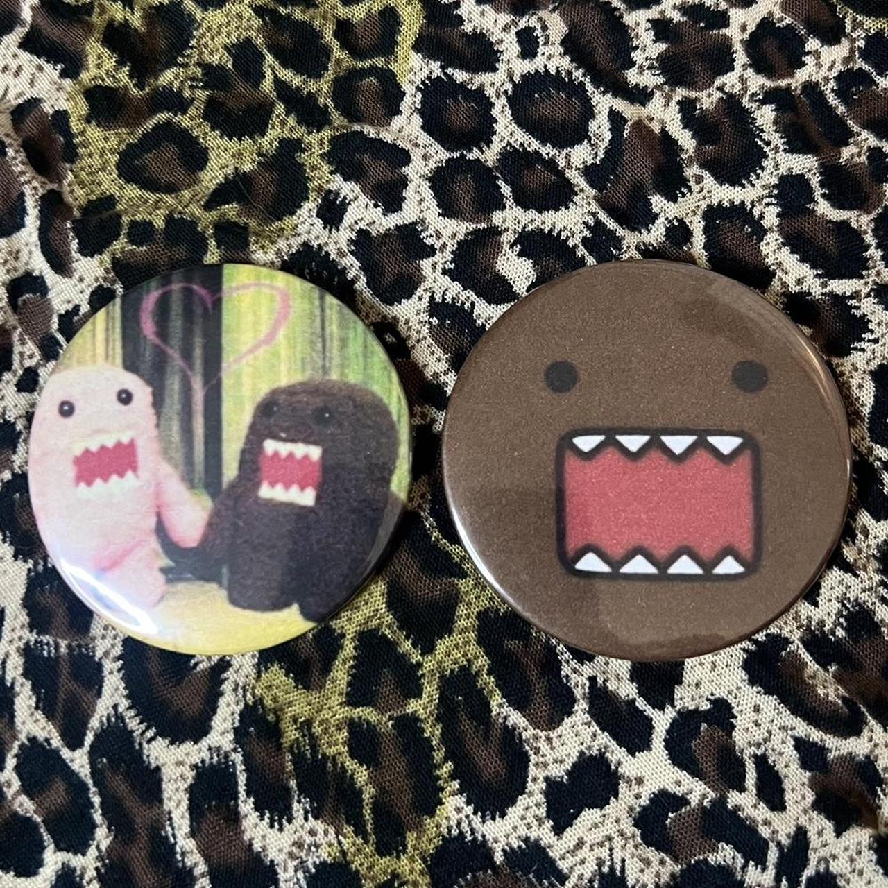two domo pins size is 2.25 inches shipping is $4.50 - Depop