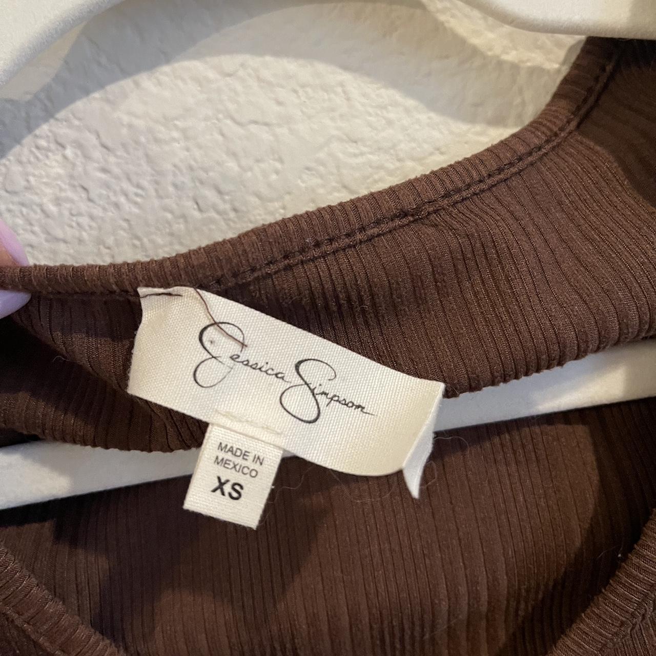 Jessica Simpson Women's Brown Dress | Depop