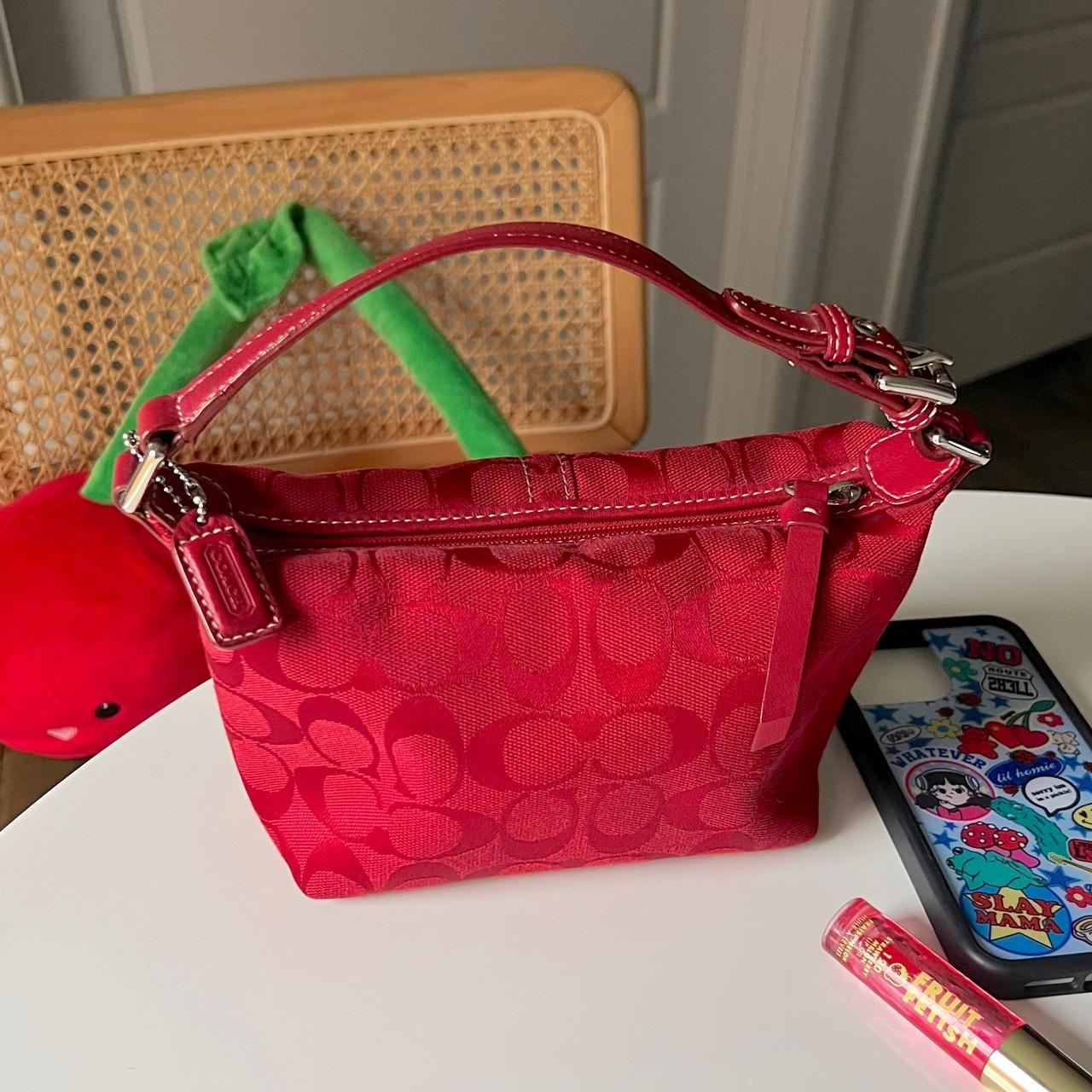 Coach Women's Red Bag | Depop