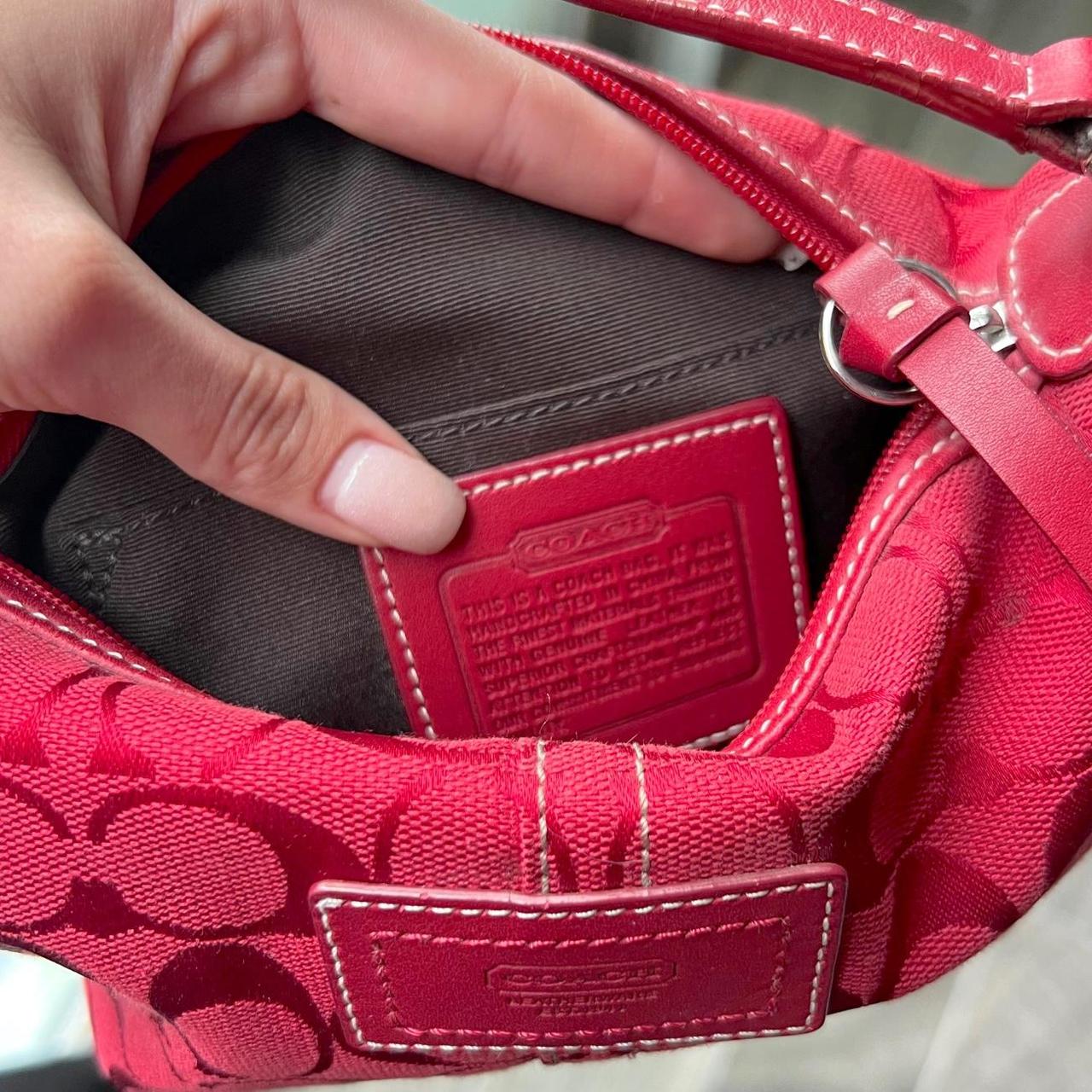 Coach Women's Red Bag | Depop
