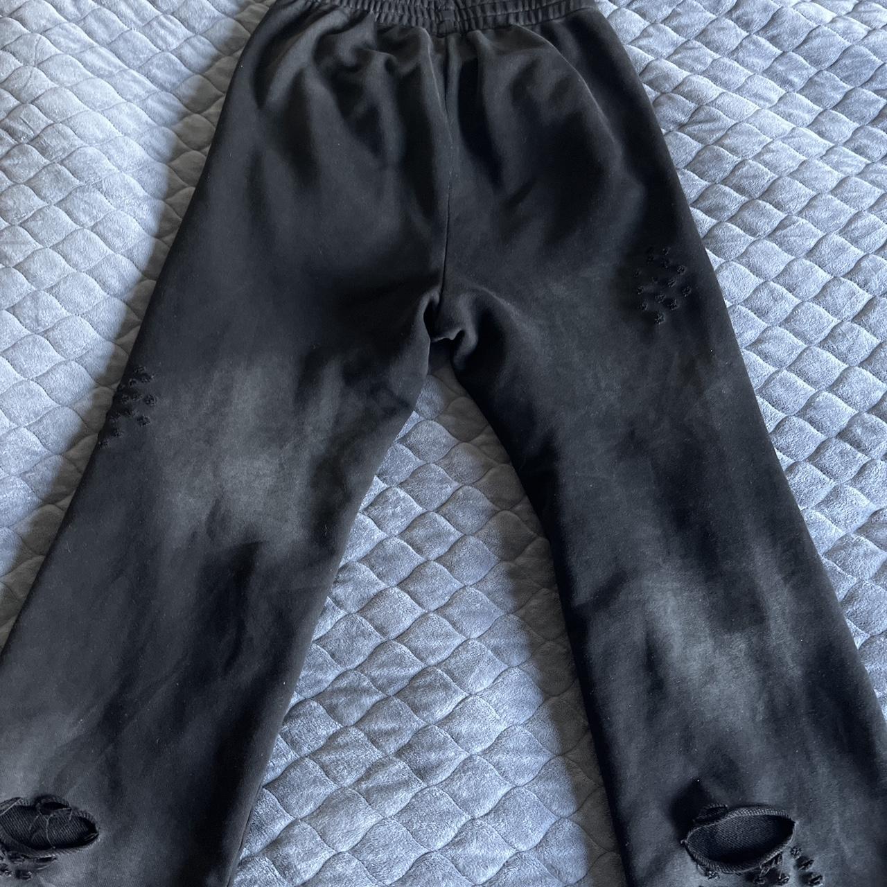 Balenciaga distressed skater sweats Worn twice Fit... - Depop