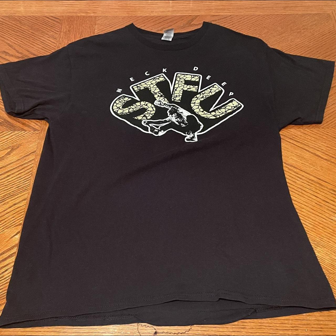 Neck Deep “STFU” Pop Punk Band T Shirt Color: Pop... - Depop