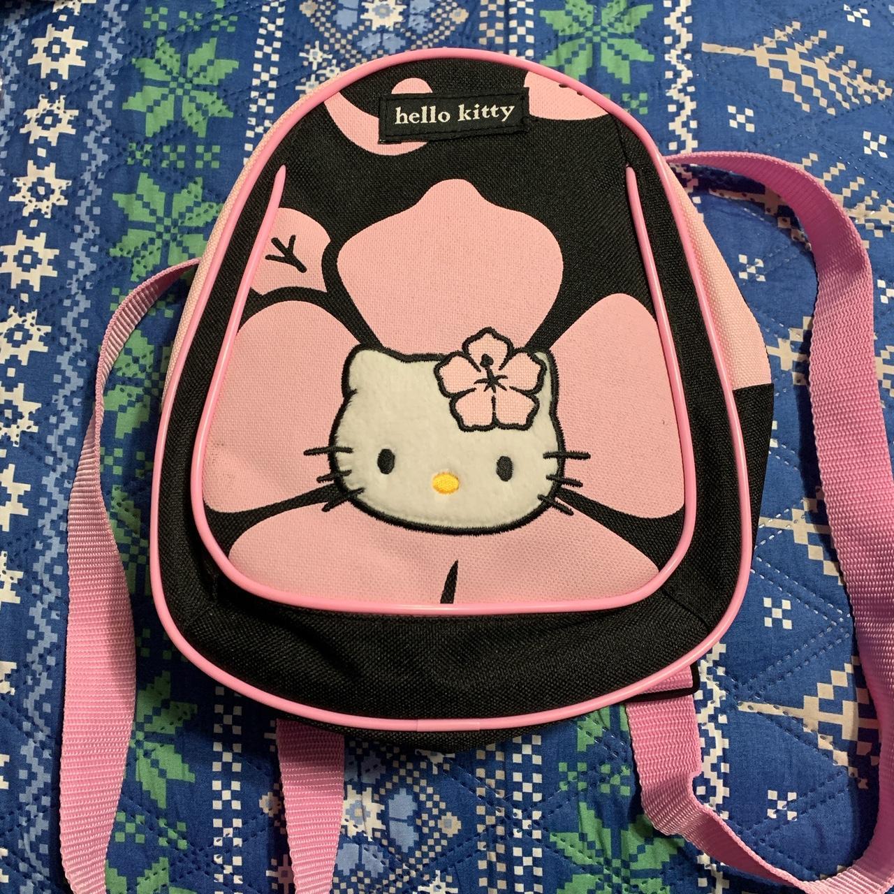 Mini Hello Kitty Pink backpack Sanrio 2002... | Depop