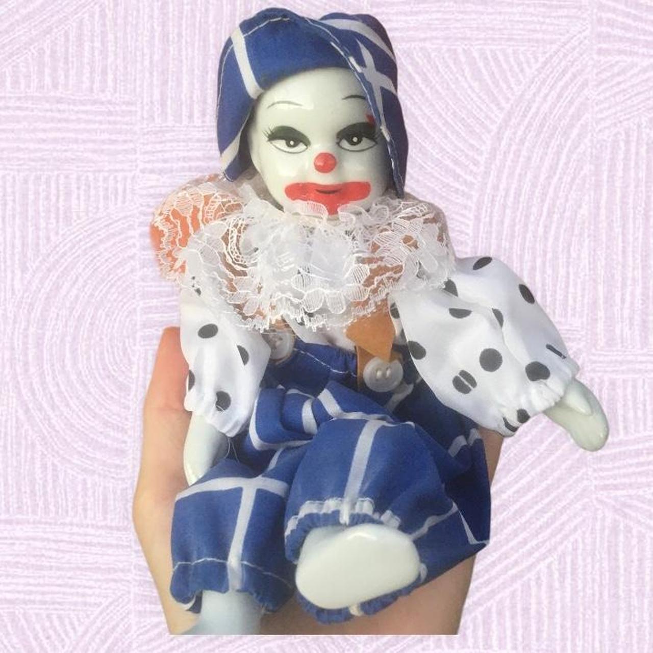 Vintage poseable wire hobo clown with the sweetest... - Depop