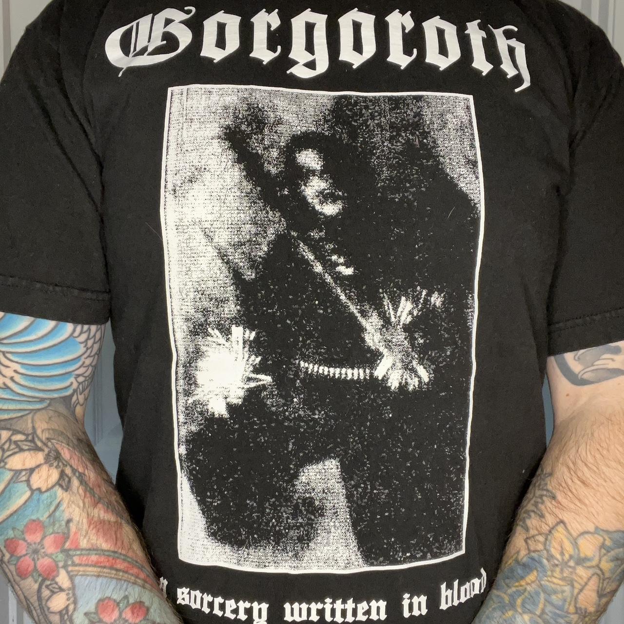 Gorgoroth A Sorcery Written In Blood Tee - Hardly... - Depop