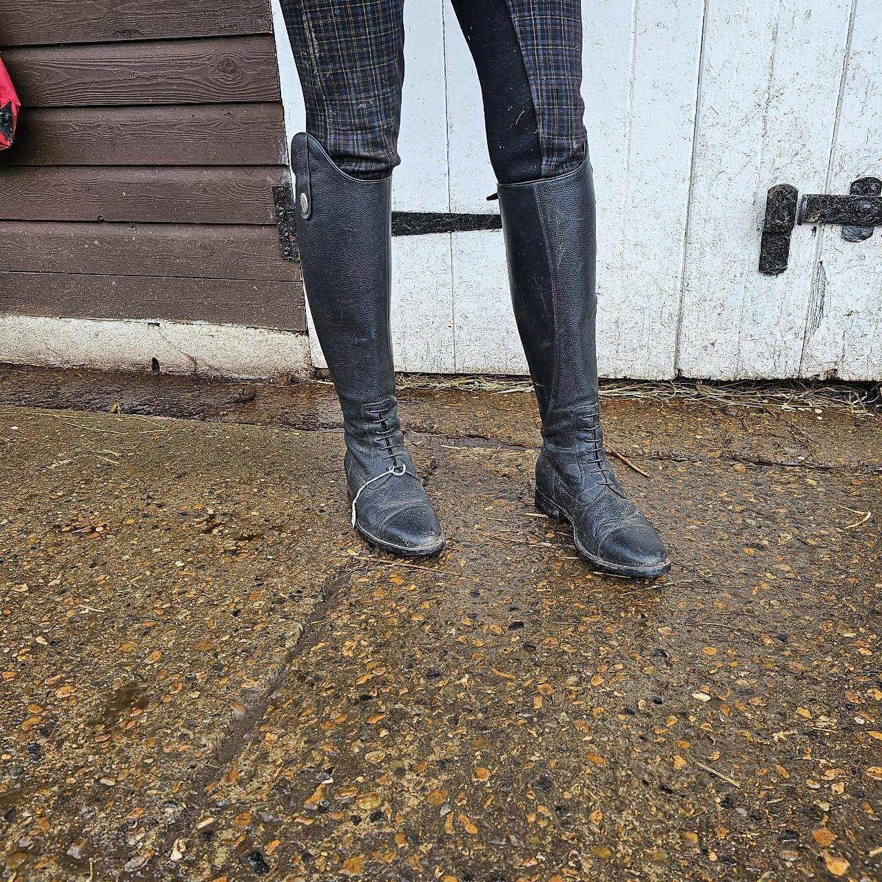 DeNiro Tall riding boots Dirty riding boots only... - Depop