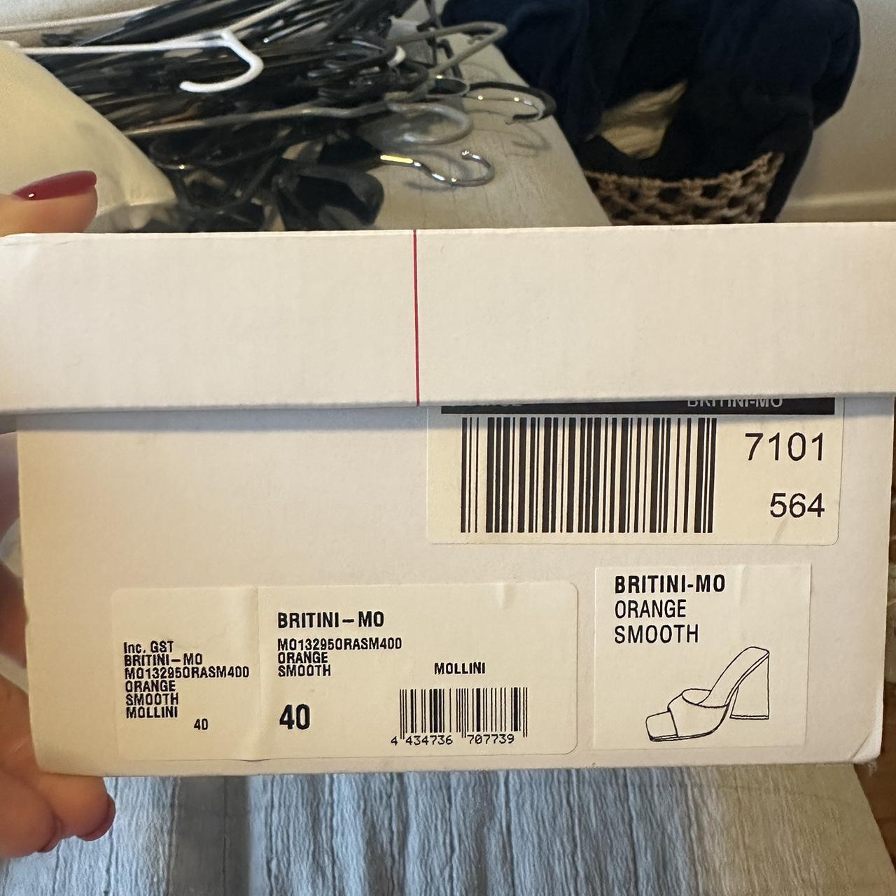 Mollini Chunky Heel Size 40 Worn once $40 - Depop