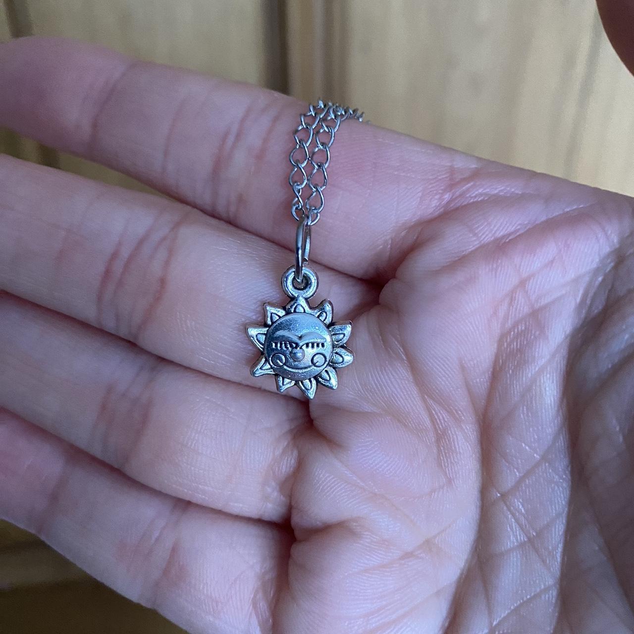 🌞🌈 Handmade stainless steel sunshine charm with... - Depop
