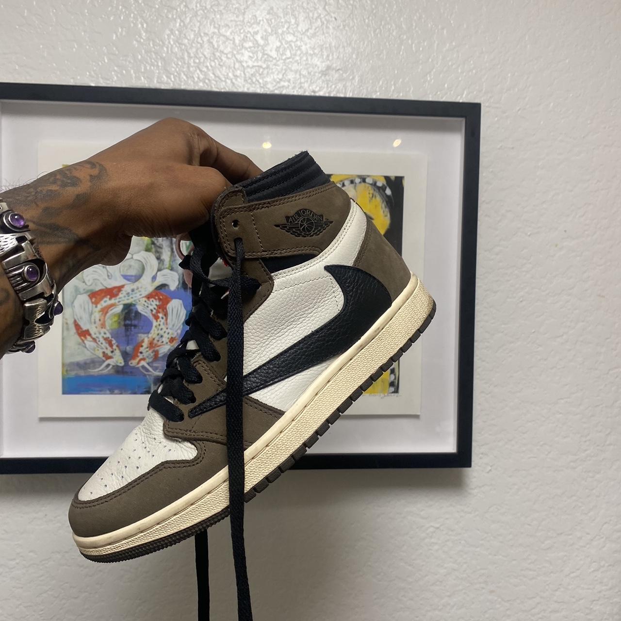 Travis Scott x Air Jordan 1 Retro High OG... - Depop