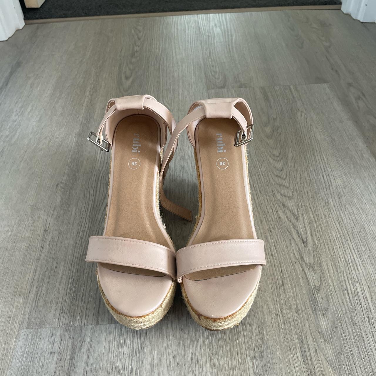 Rubi Shoes - Nude Wedges Worn a few times Size... - Depop