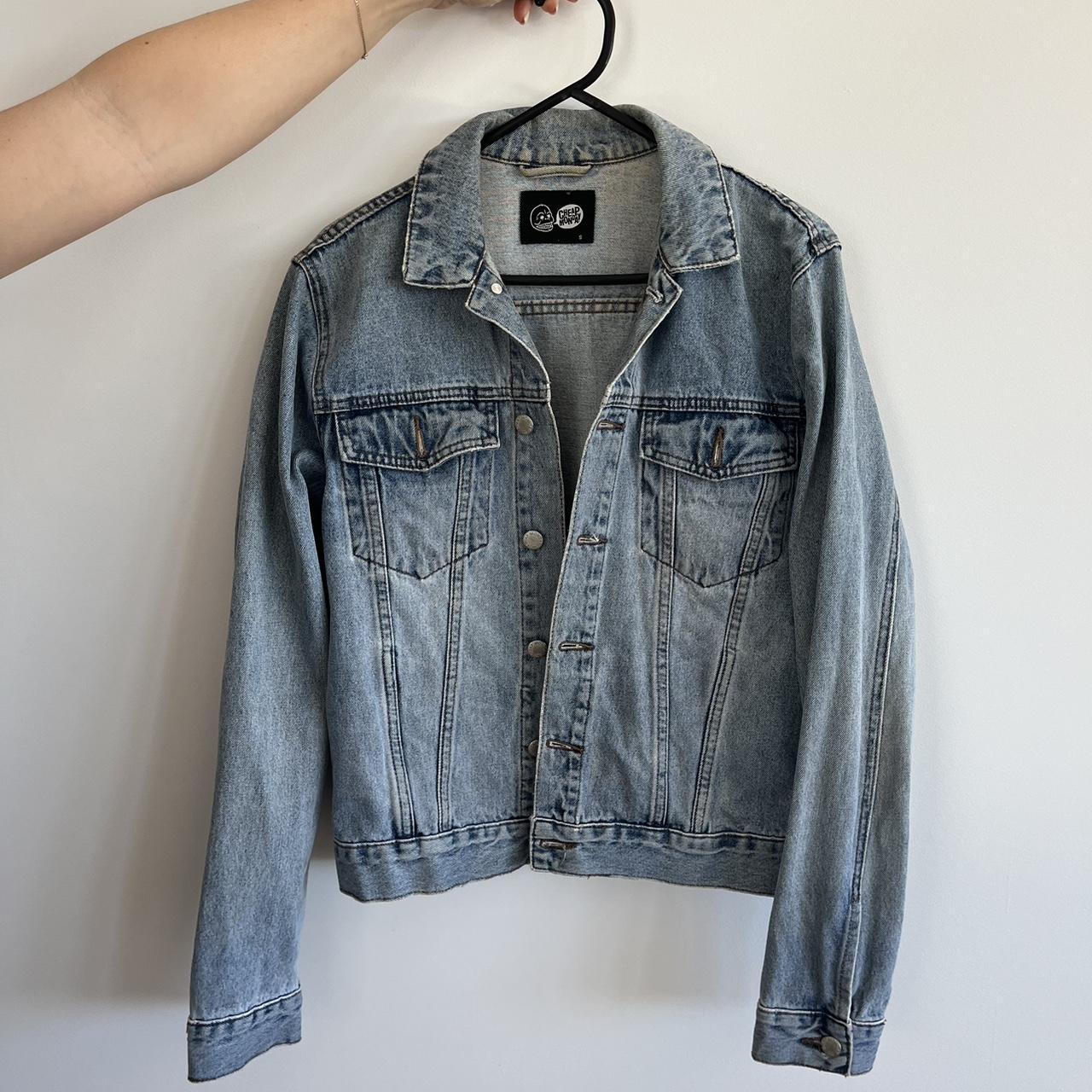 CHEAP MONDAY DENIM JACKET SIZE MENS S GREAT... - Depop