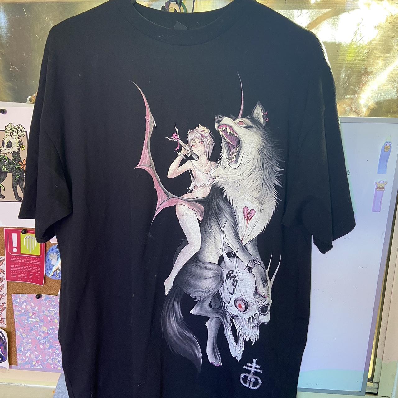 Drop dead graphic tee Only worn once so in perfect... - Depop