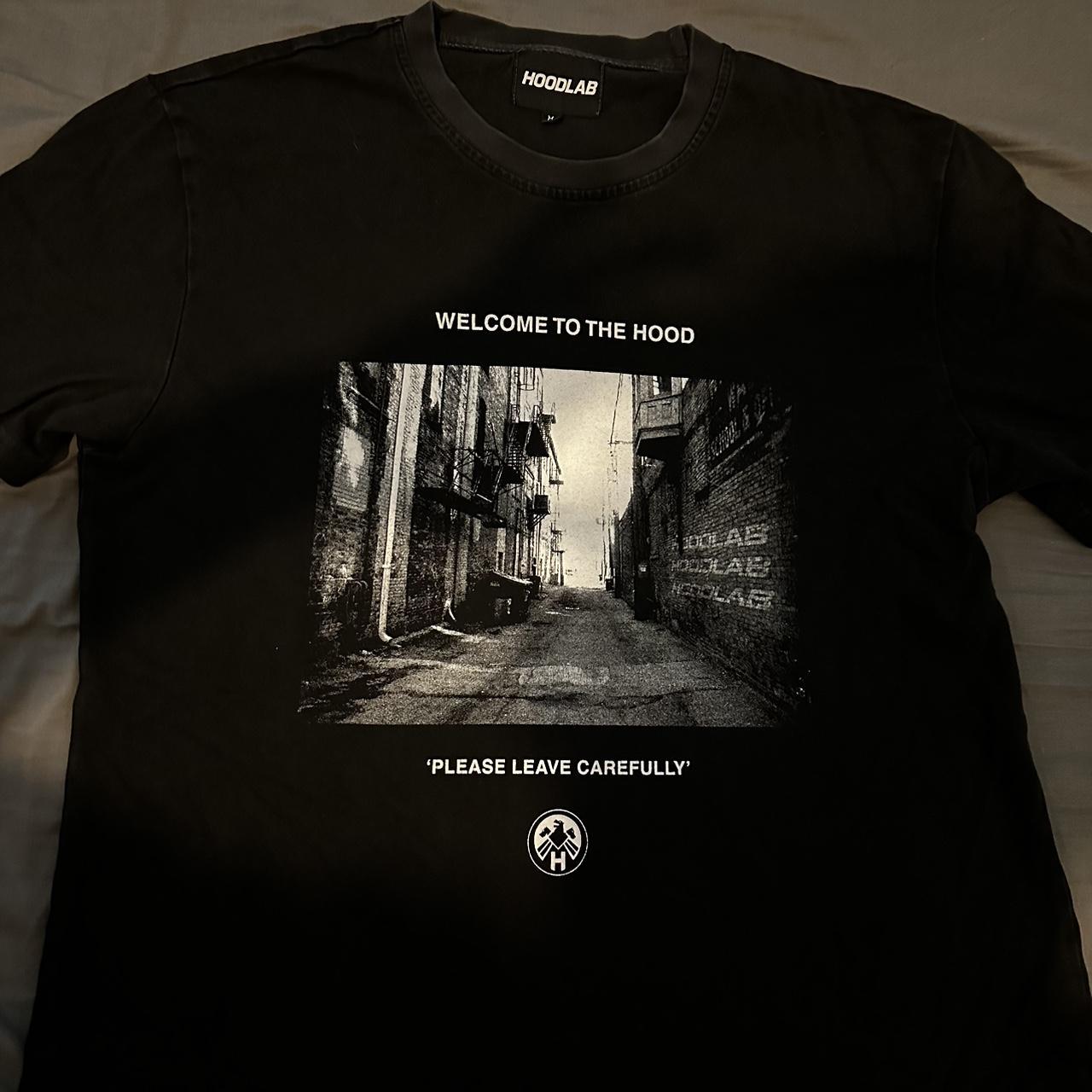 HoodLab “Welcome to the hood” T-shirt Quality:... - Depop