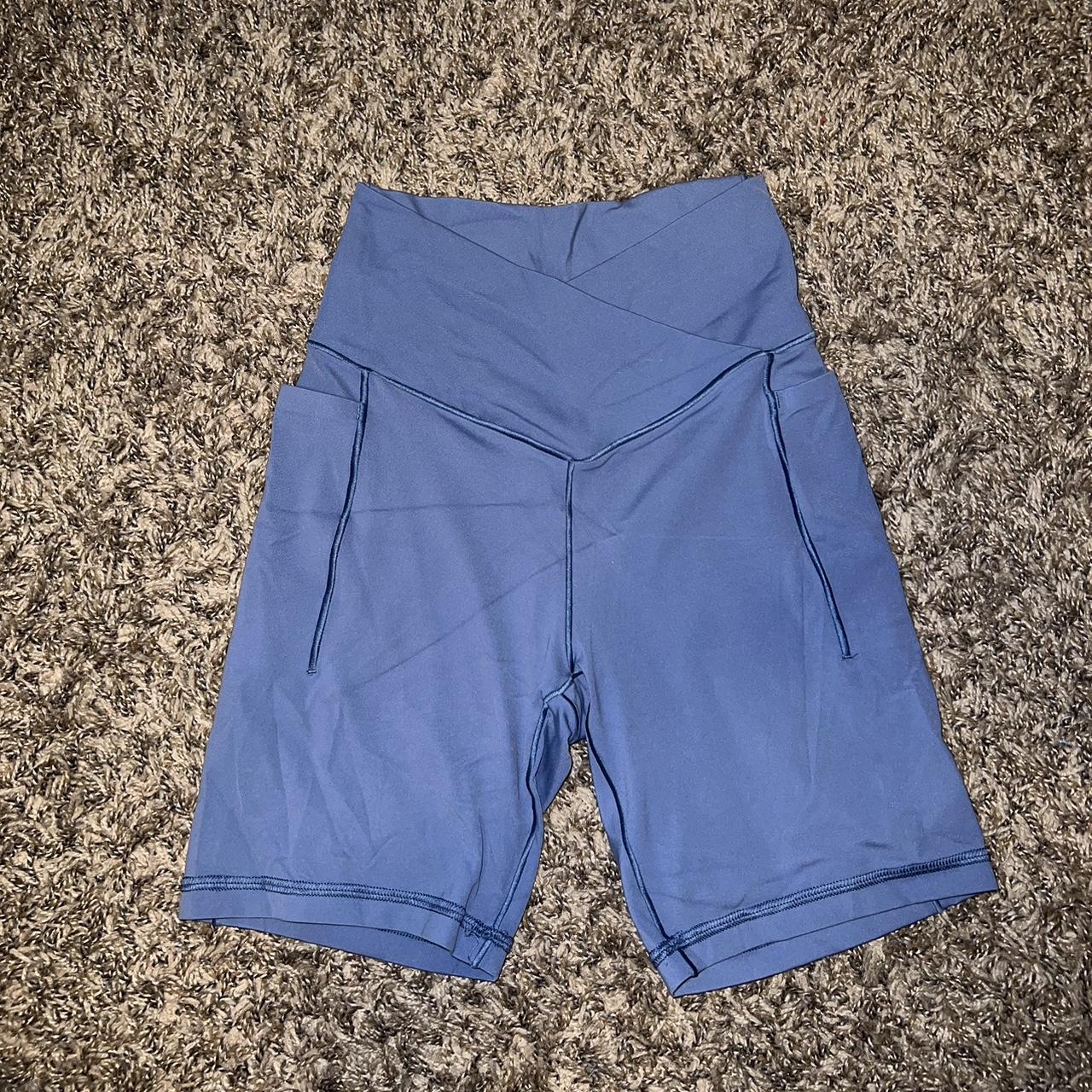 Aerie Real Me Xtra crossover bike shorts Size medium... - Depop