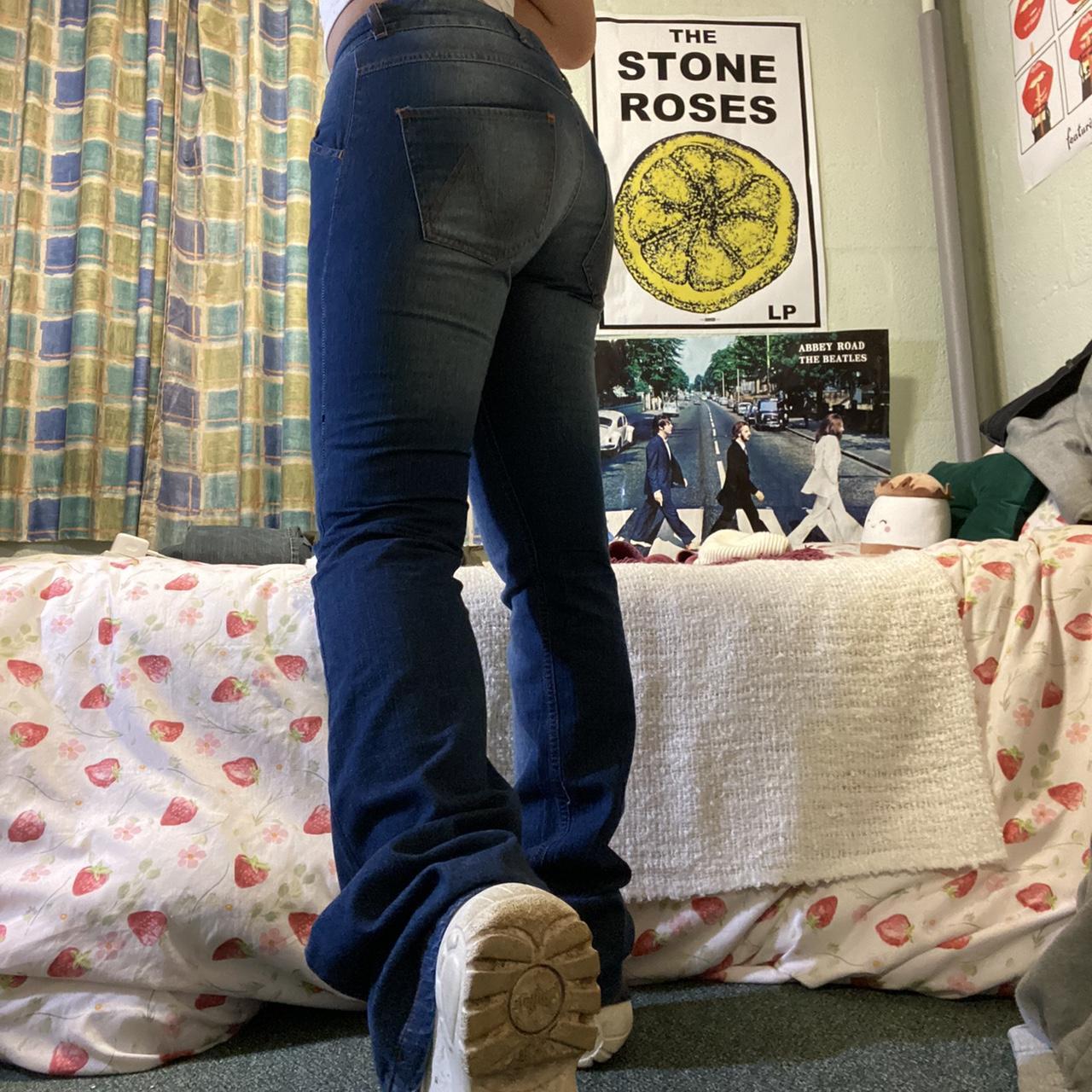 No Smoke Vintage Jeans👖 Size 6/8, shown on an... - Depop