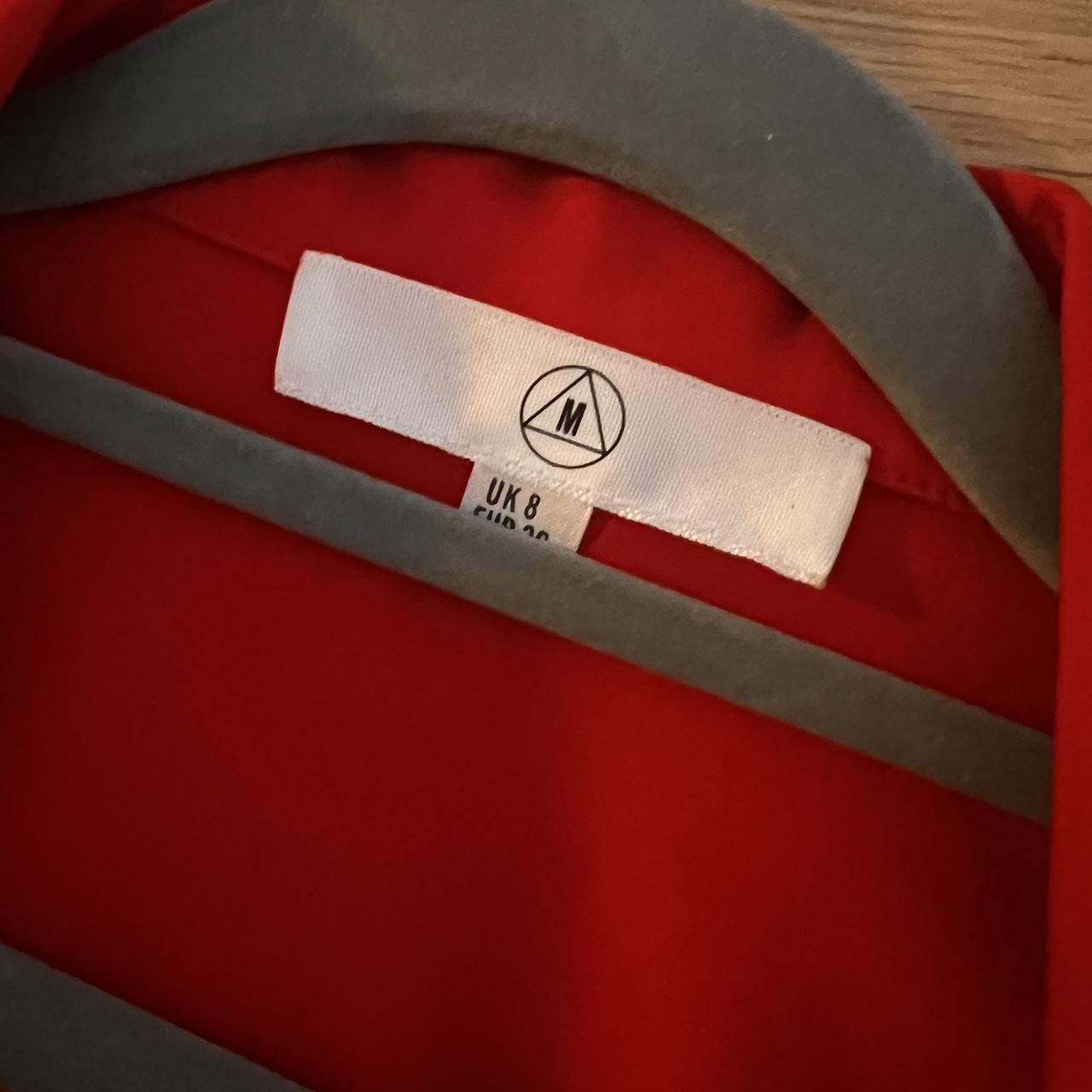 Missguided red dress size 8. Worn once - Depop