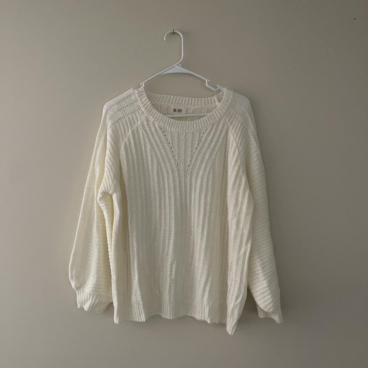 Cream sweater! Very cozy. Perfect for fall or winter - Depop