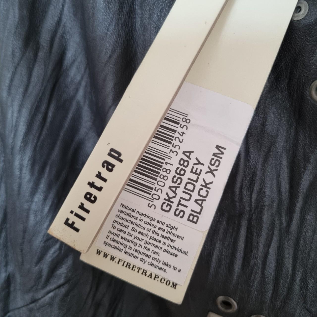 Firetrap black Studded soft leather dress. Zip... - Depop