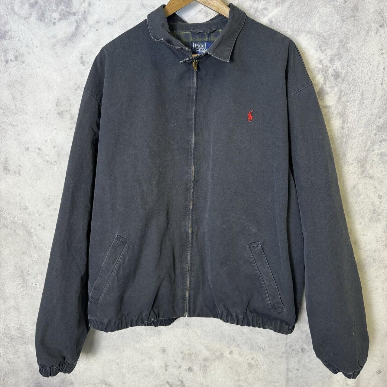 VTG Polo Ralph Lauren Jacket Mens XL Blue Full Zip... - Depop