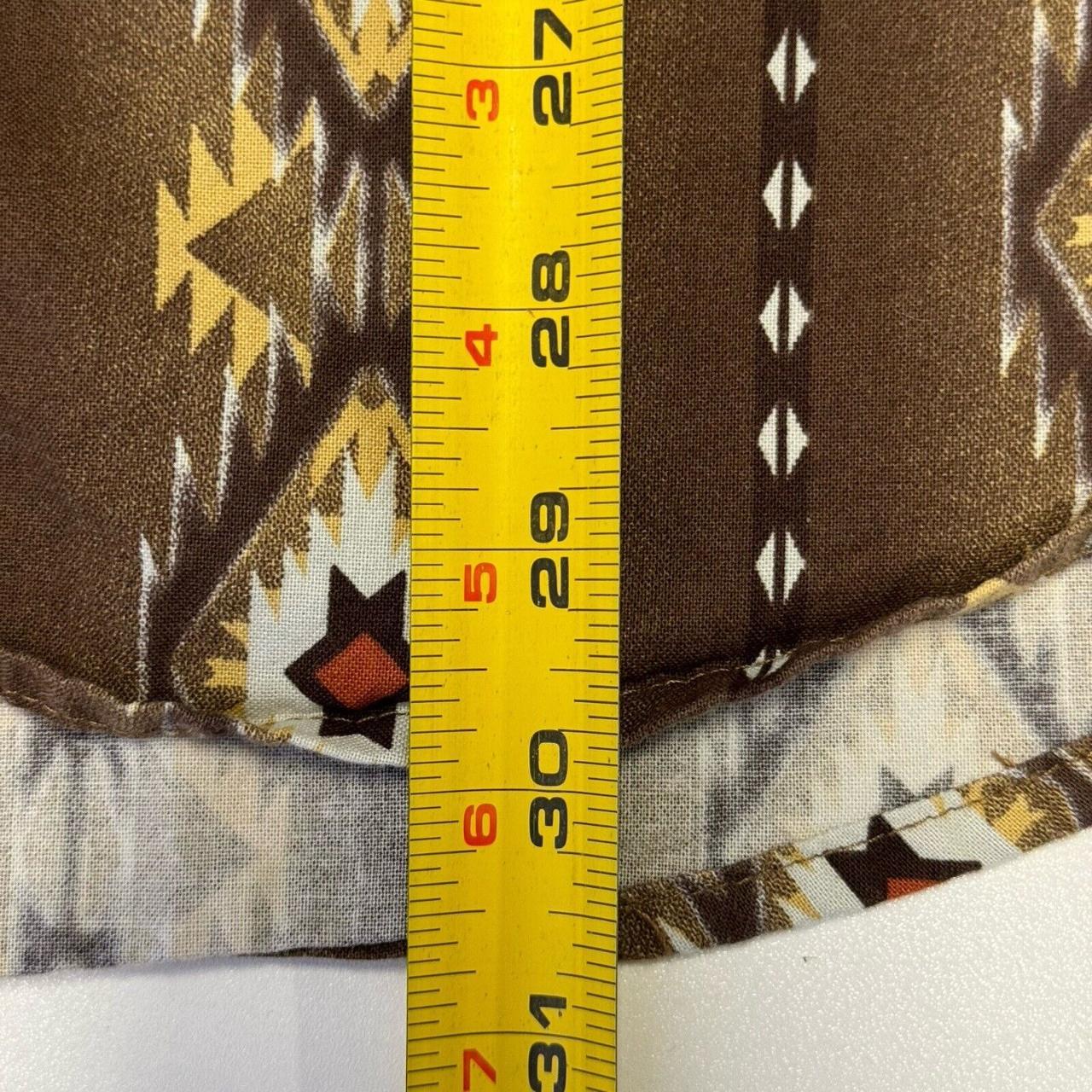 Vintage Wrangler Aztec Western Shirt Mens Large Long... | Depop