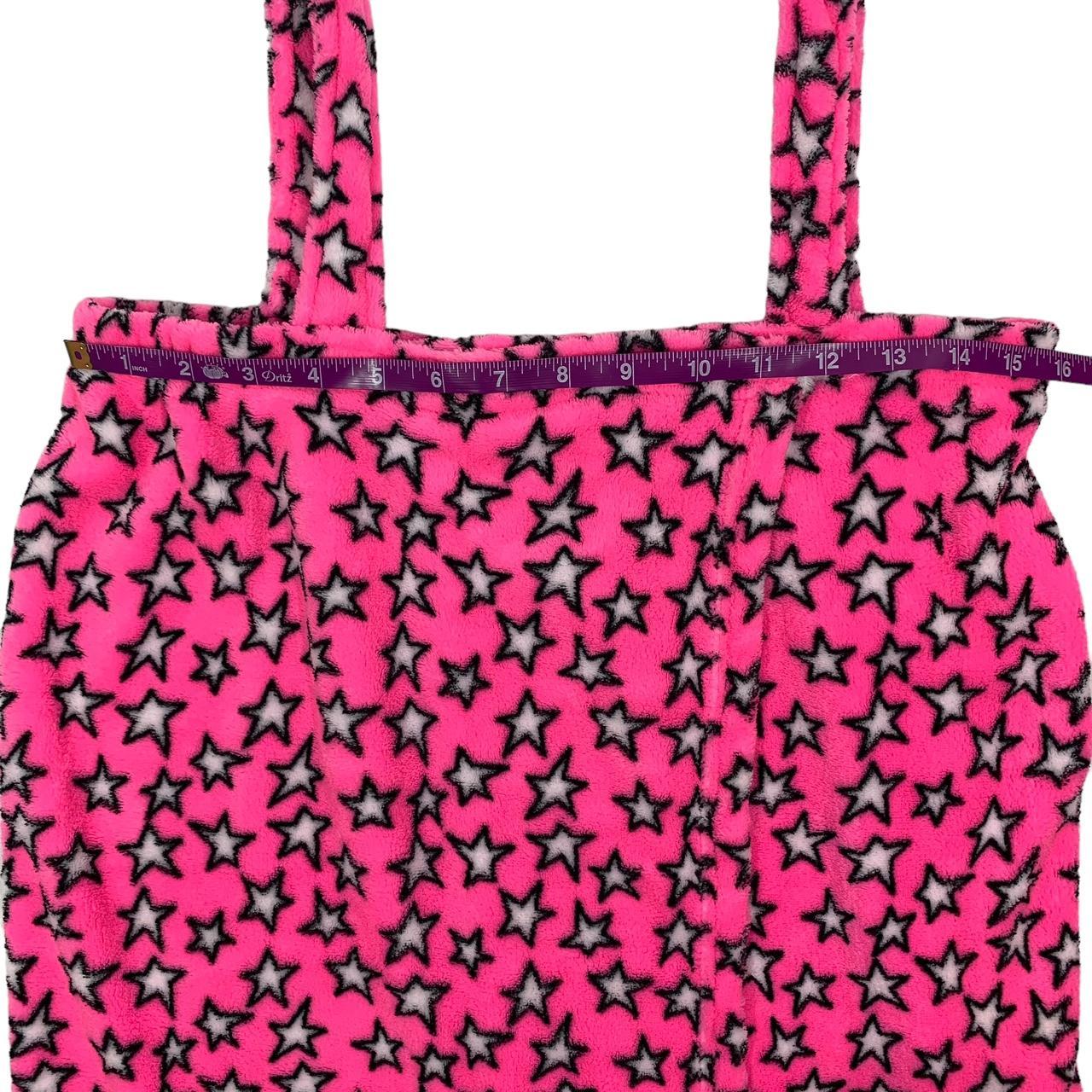 Hot pink star print towel wrap dress -best fits a... - Depop
