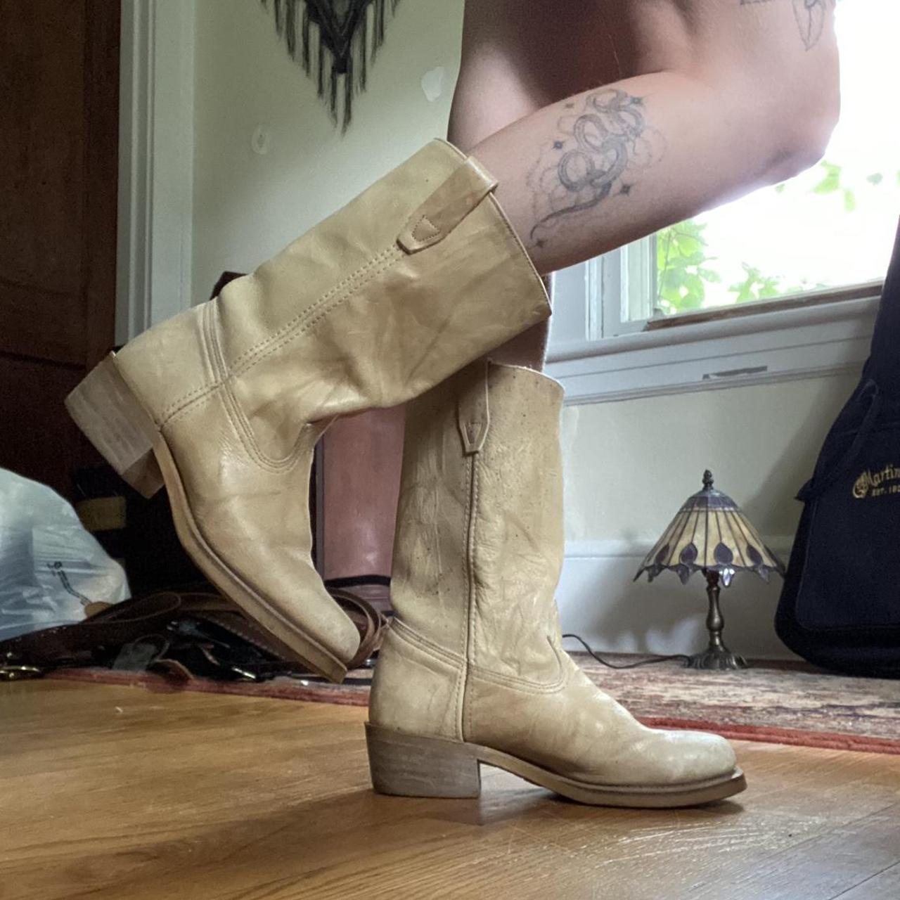 Vintage Durango campus boots A nice campus style... - Depop