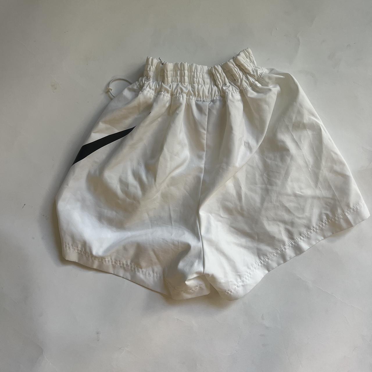 White Nike Shorts No Flaws Perfect Condition Depop