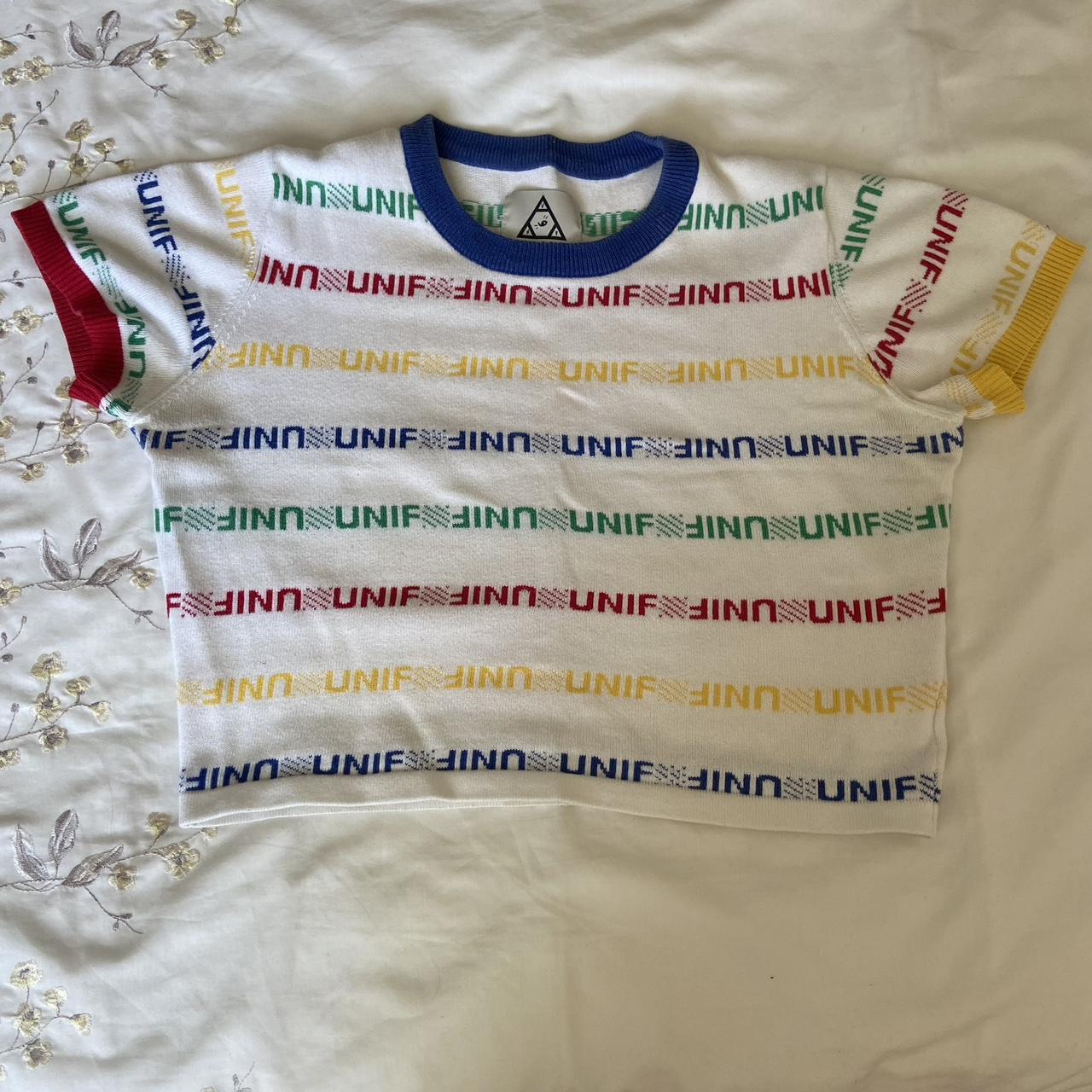 Primary colours unif top Very cute Worn a few... - Depop