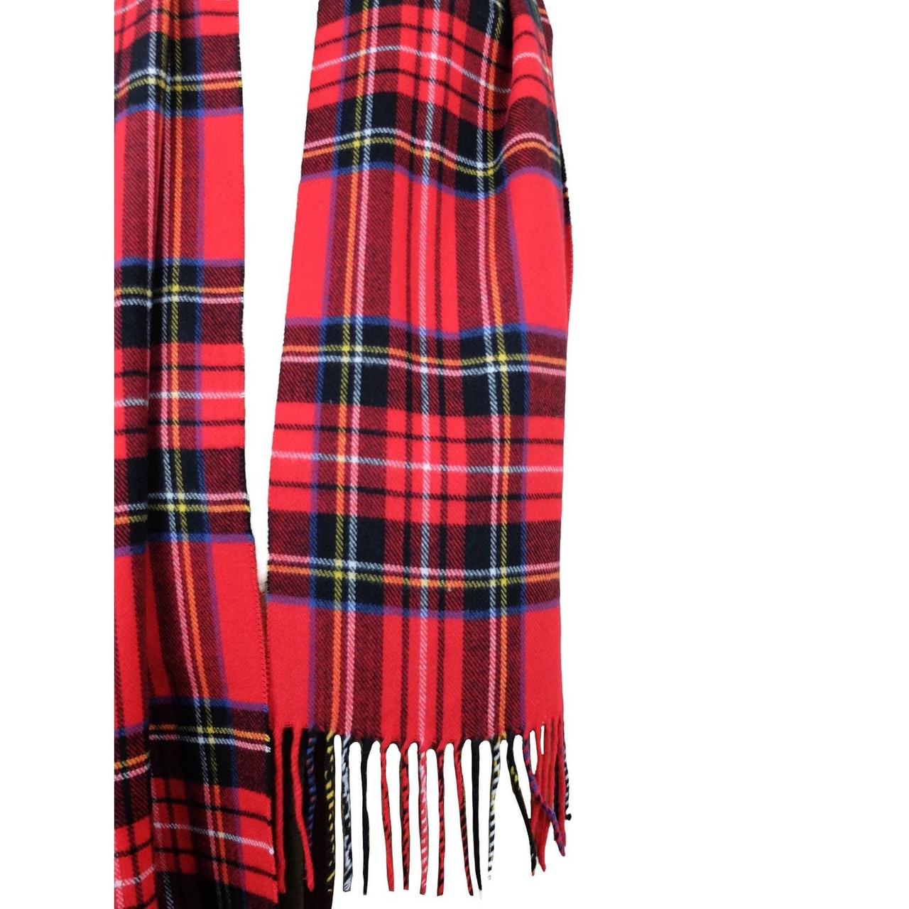 Women's Red and Black Scarf-wraps | Depop