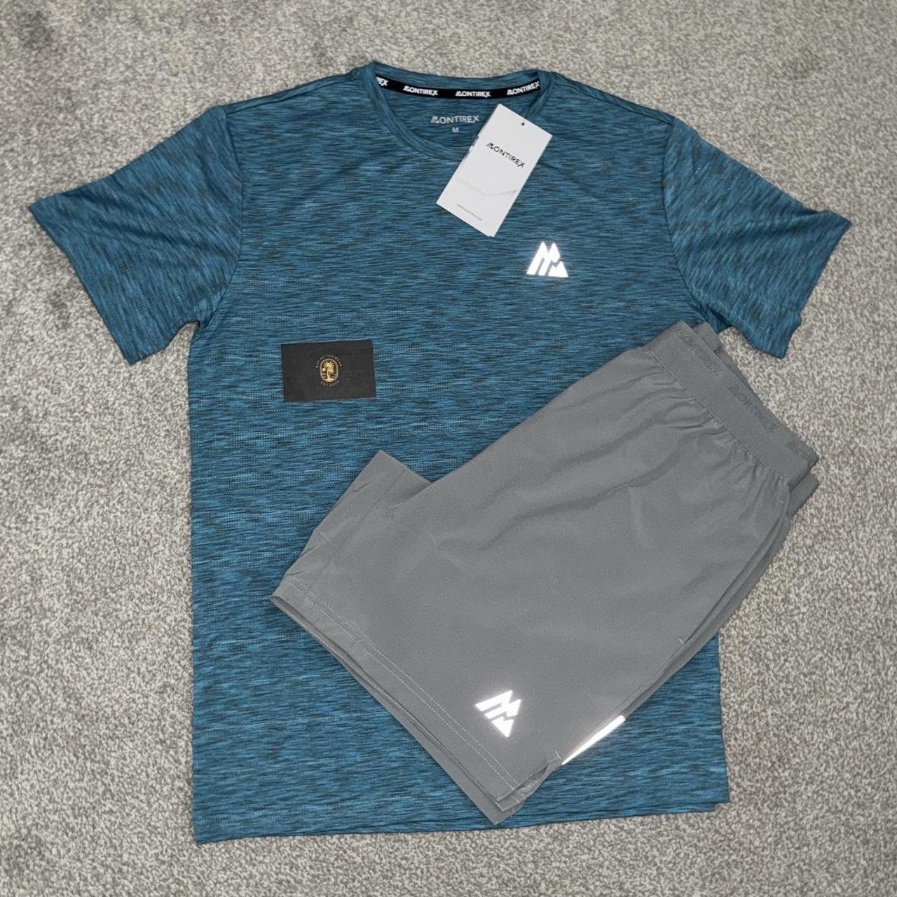 Teal and grey montirex set🧼 T-shirt is sold out... - Depop